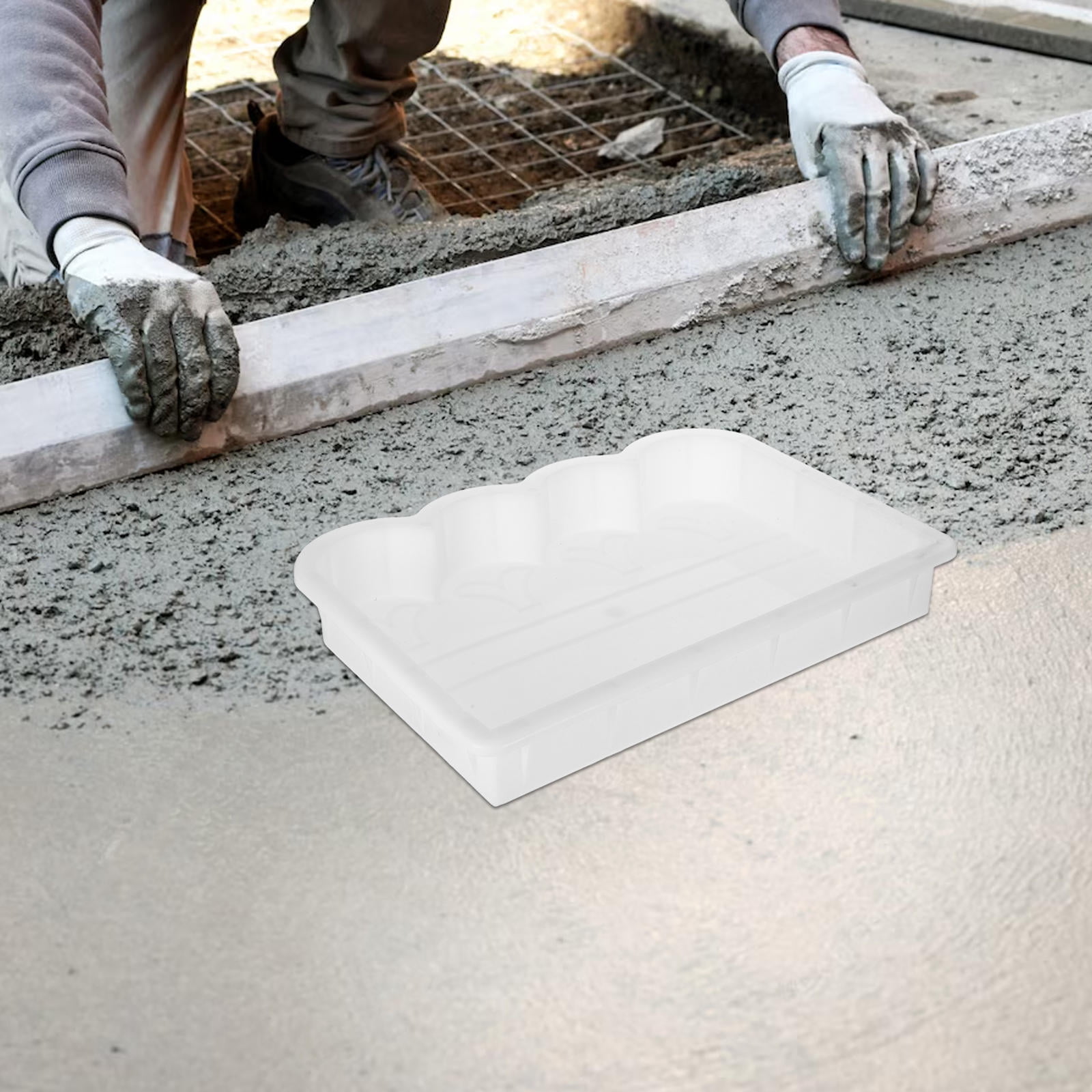 Hemoton Paver Mold for Concrete Edging and Pathway Creation Garden ...