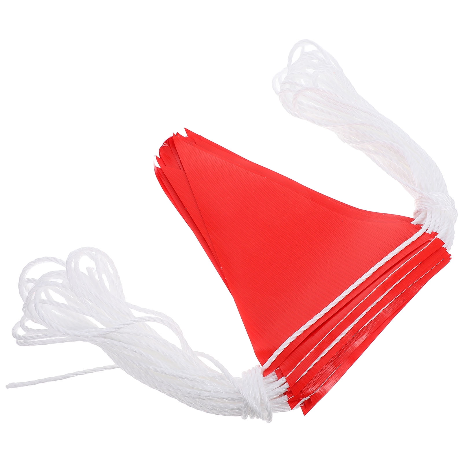 Hemoton Pennant Safety Flags 30m Reflective Flagging Banner Warning Flags Marking Flags On ...