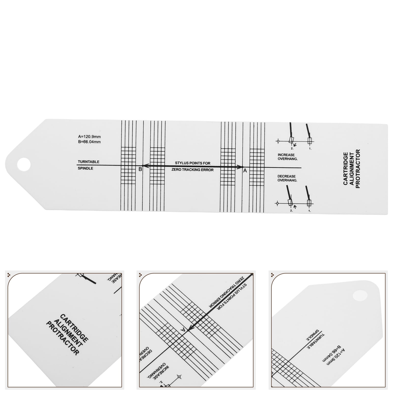 Hemoton Phono Calibration Tool Vinyl Record Alignment Gauge Vinyl ...