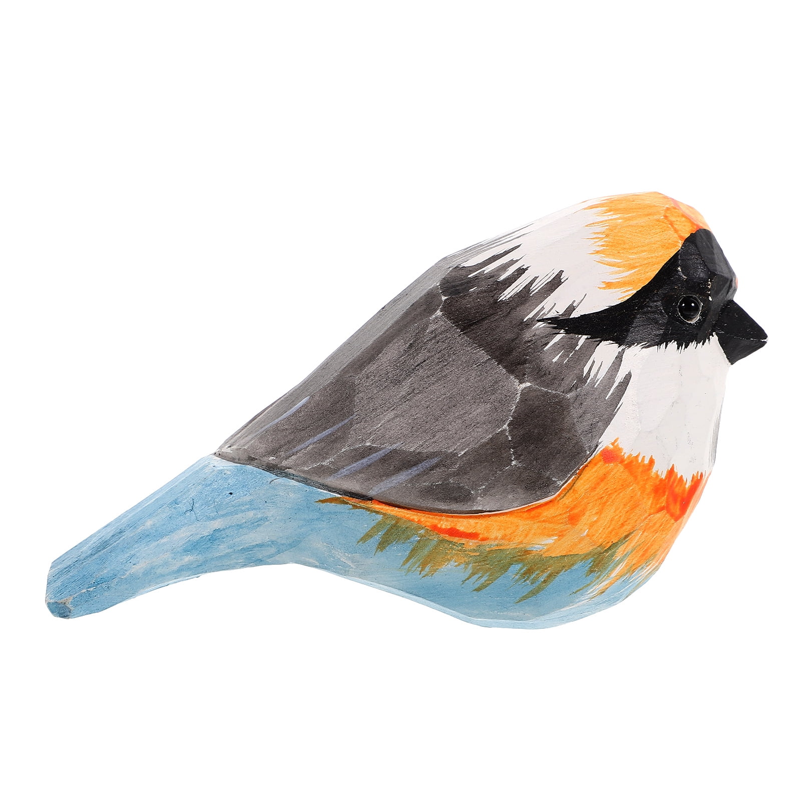 Wooden Bird Statue Craft for Decoration Multi Color Wonderful ...