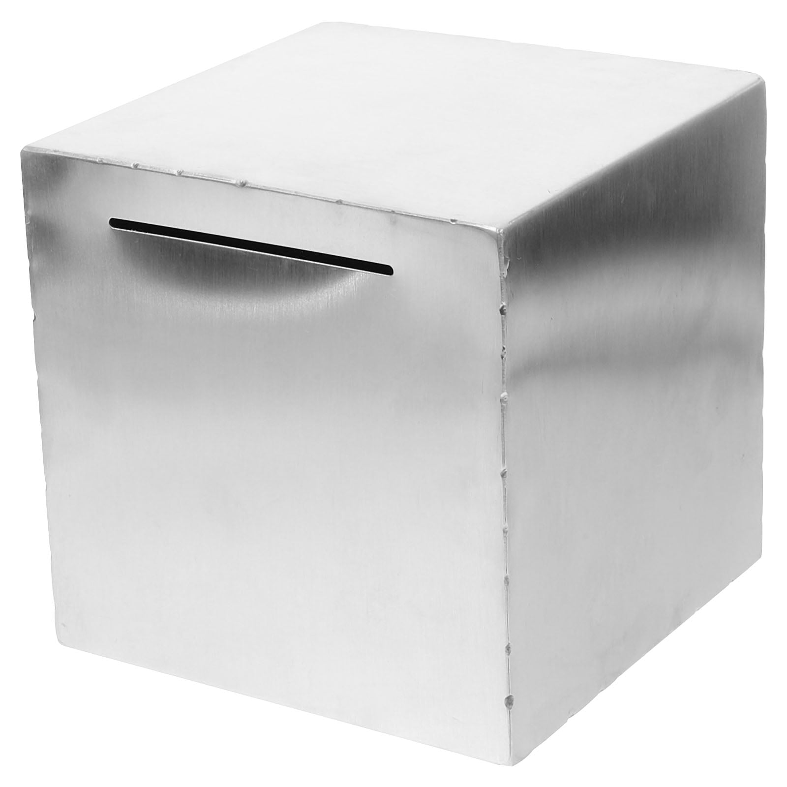 Hemoton Piggy Bank Adults Stainless Steel Saving Bank Unbreakable Metal ...