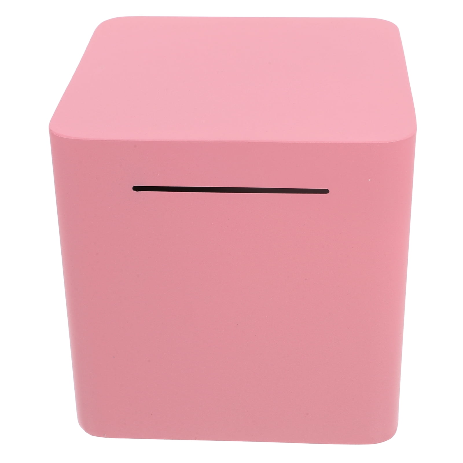 Hemoton Piggy Bank Secure Unopenable Money Jar Cash Savings Portable ...