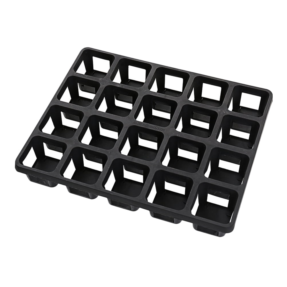 Phenofice Black Plastic Germination Tray Rack for Home Planting and ...