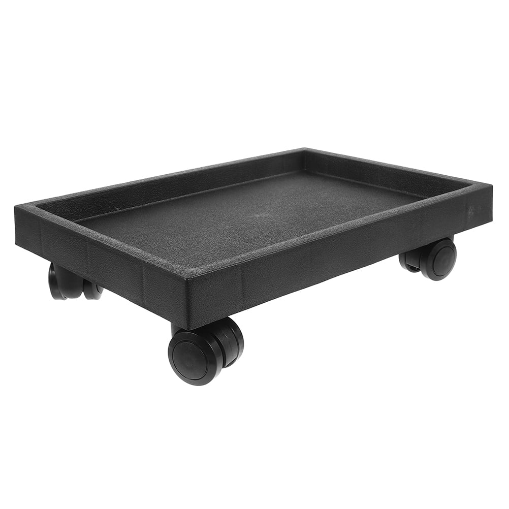 Hemoton Plant Tray Convenient Plant Tray Rolling Planter Trolley With ...