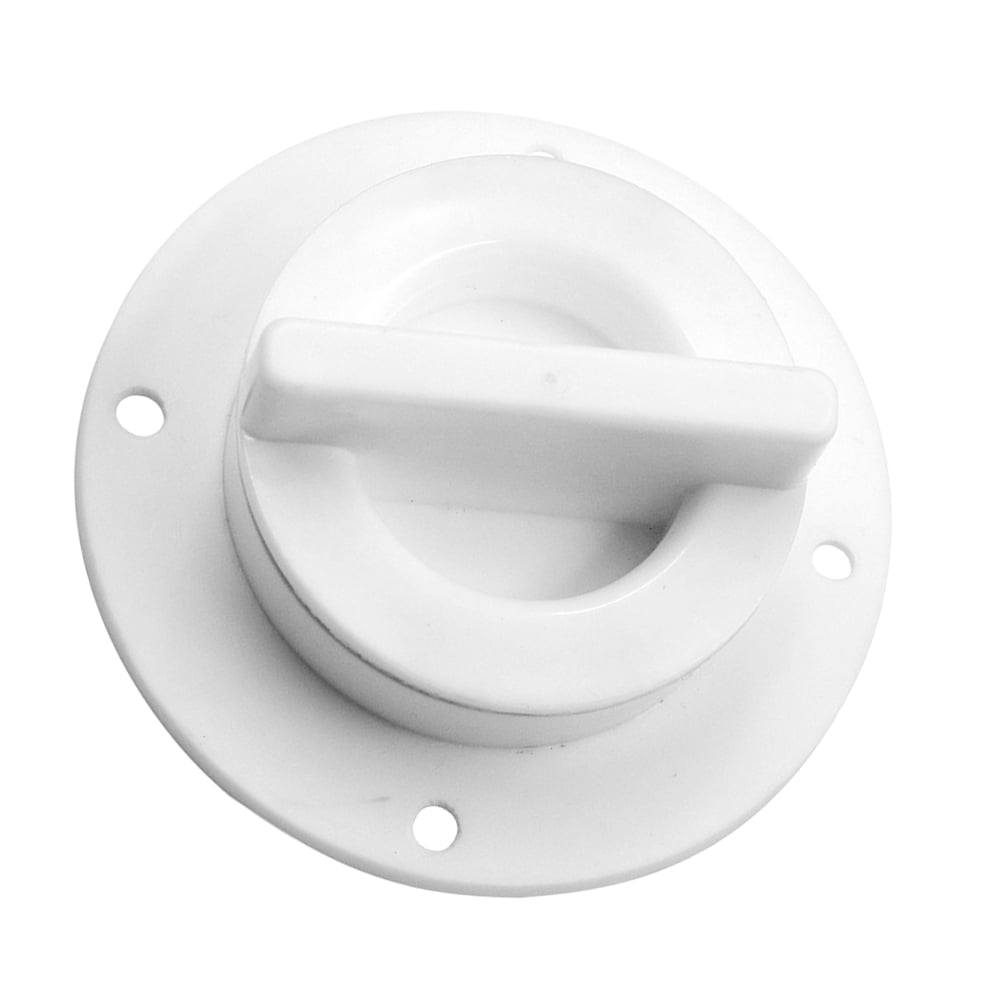 Hemoton Plastic Boat Valve Scupper Drain Bottom Water Outfall Fitting ...