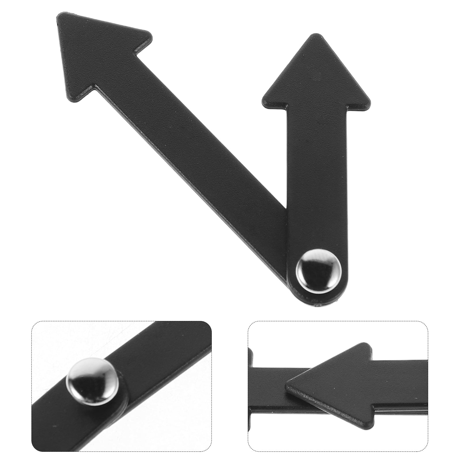 Hemoton Plastic Clock Hands for Classroom Teaching 5 Pieces Black ...