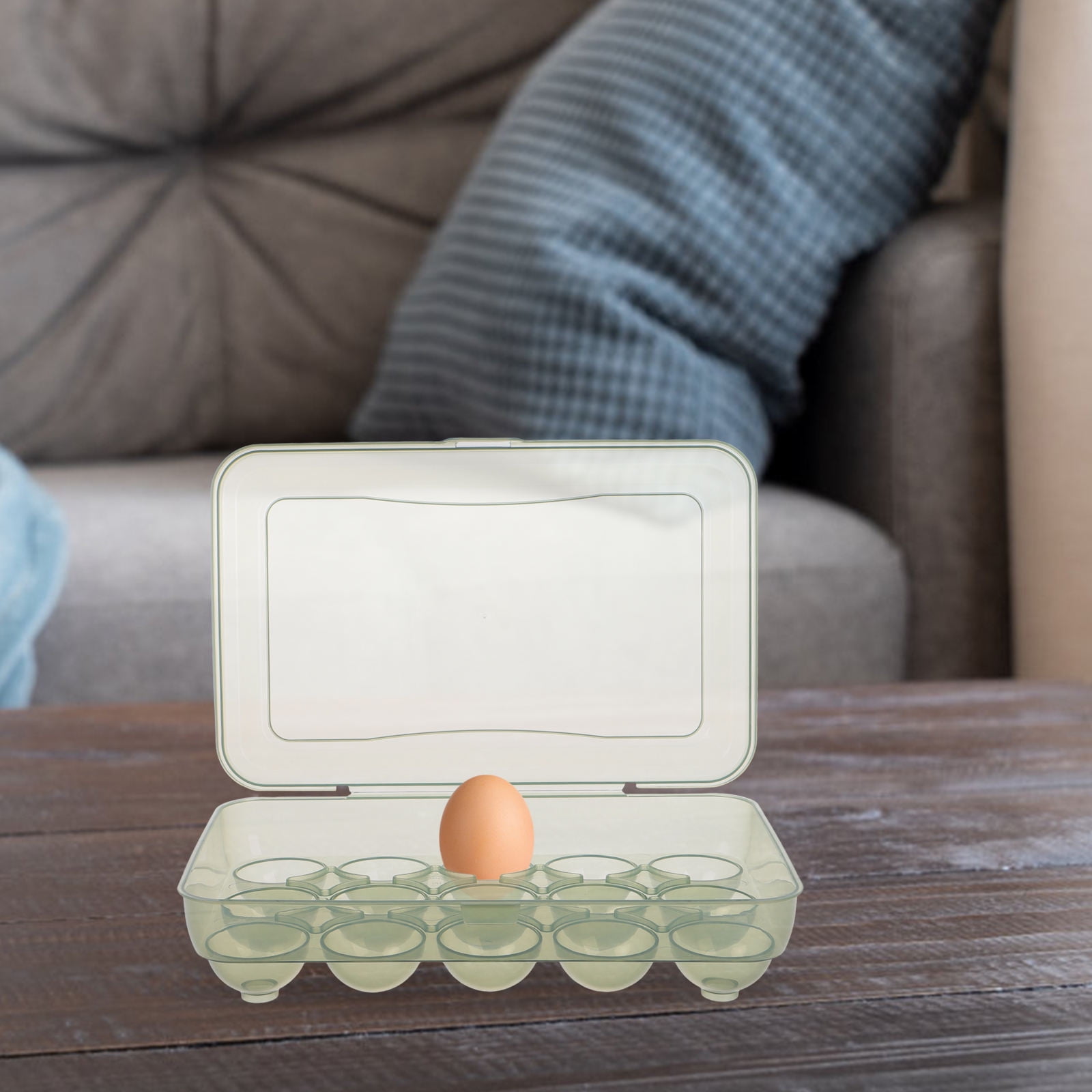 Hemoton Plastic Egg Storage Holder Fresh Eggs Box Eggs Storage Tray Egg ...