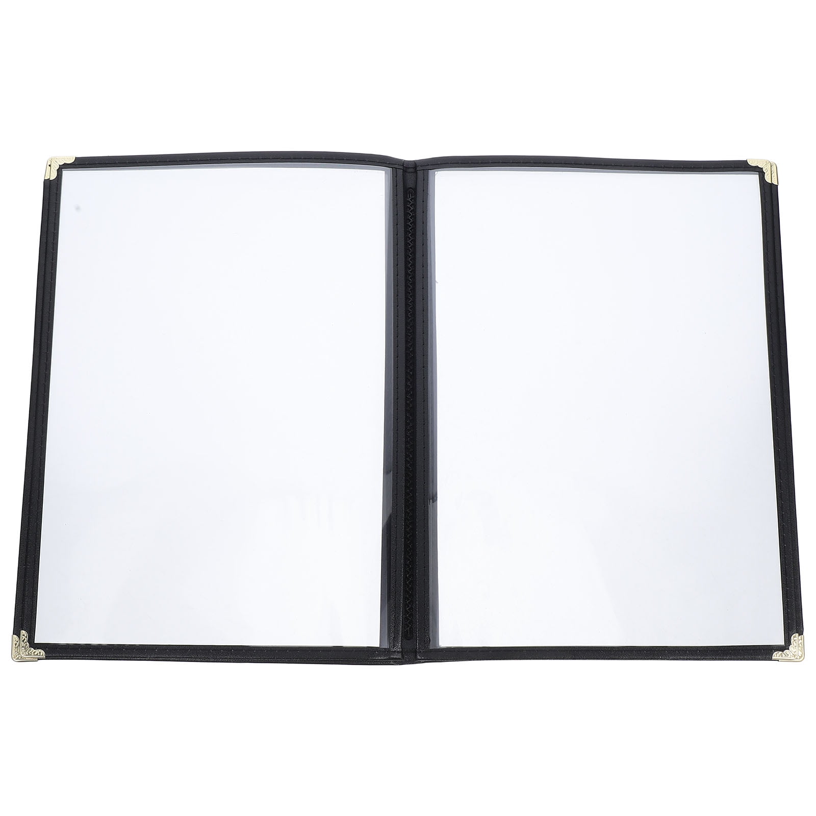 Hemoton Plastic Menu Cover With Clear Inserts Menu Book Transparent ...