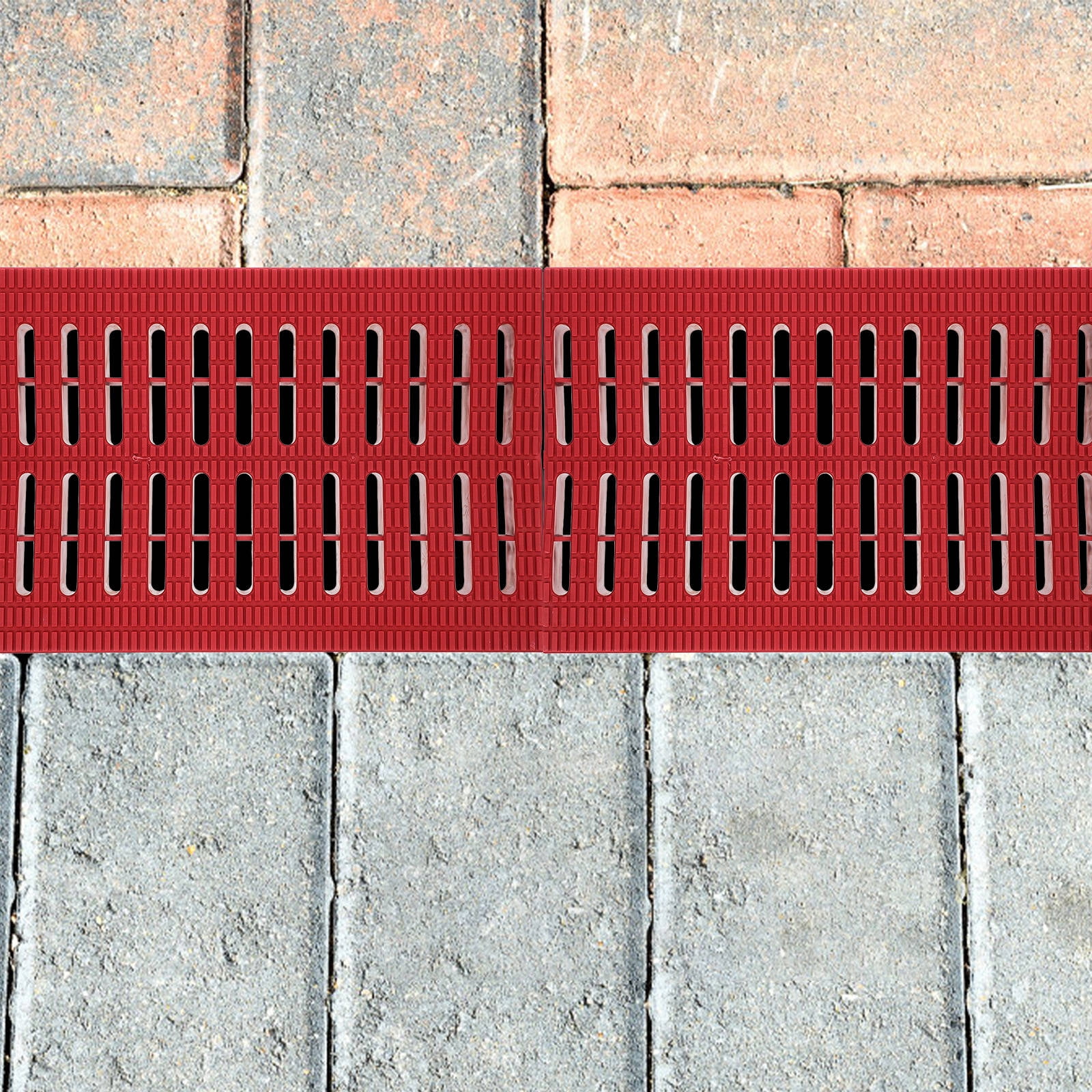 Hemoton Plastic Trench Drain Grate for Sewer with Debris Filtration ...