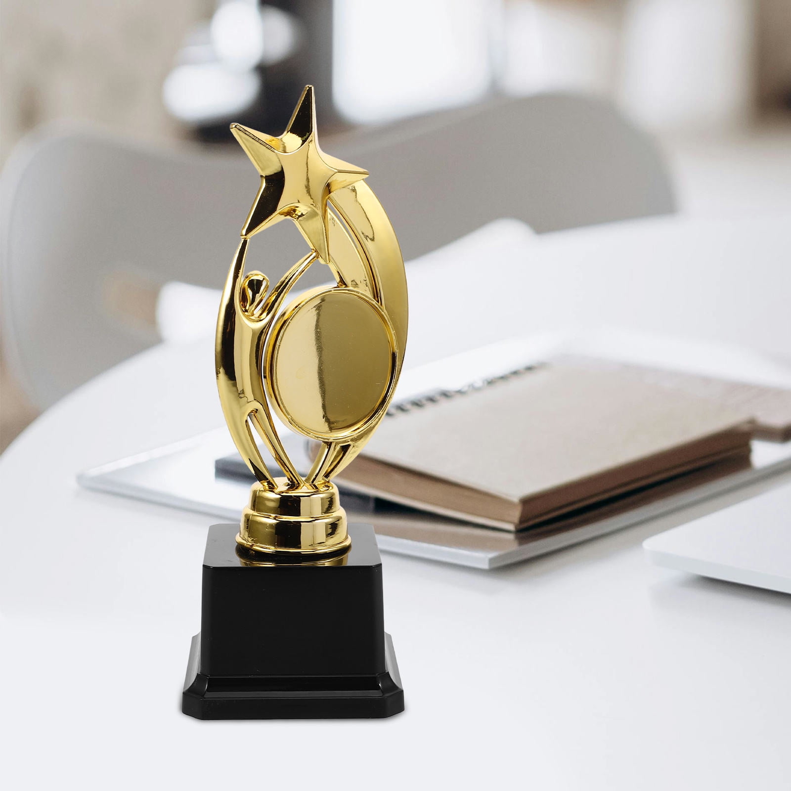 Hemoton Plastic Winner Trophy Sports Competitions Golden Award Trophy ...