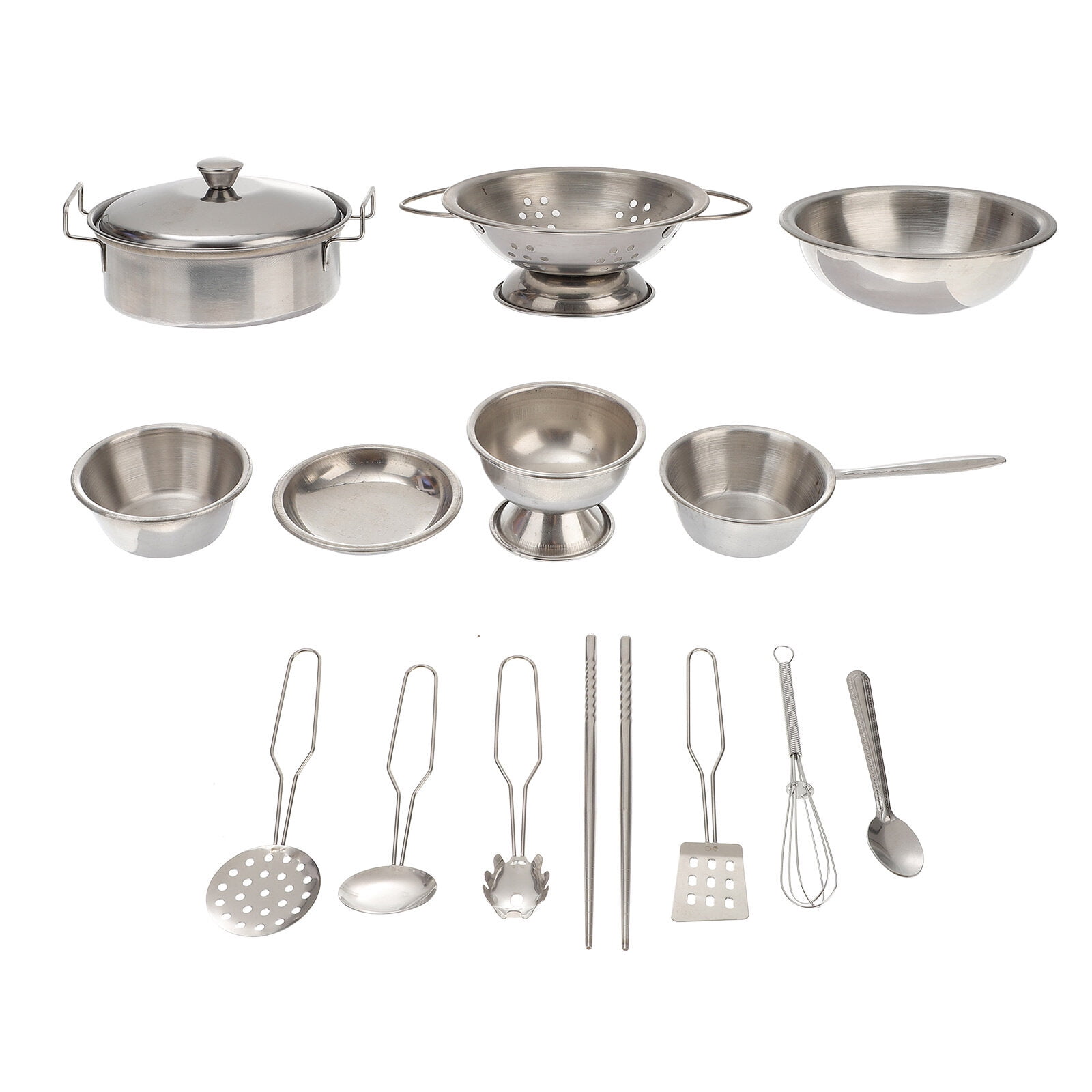 Homoyoyo Toddlers Kitchen Tools Stainless Steel Kitchen Utensils ...