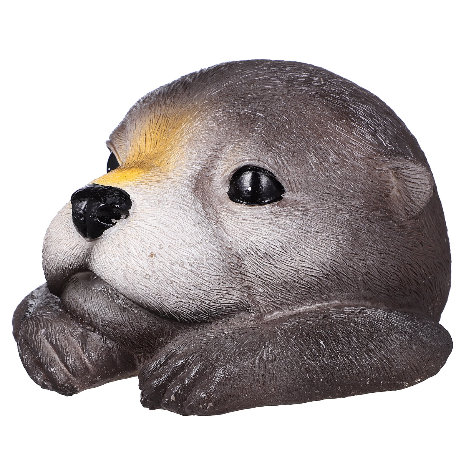 Hemoton Pond Decorations Outdoor Realistic Otters Sculpture Floating ...