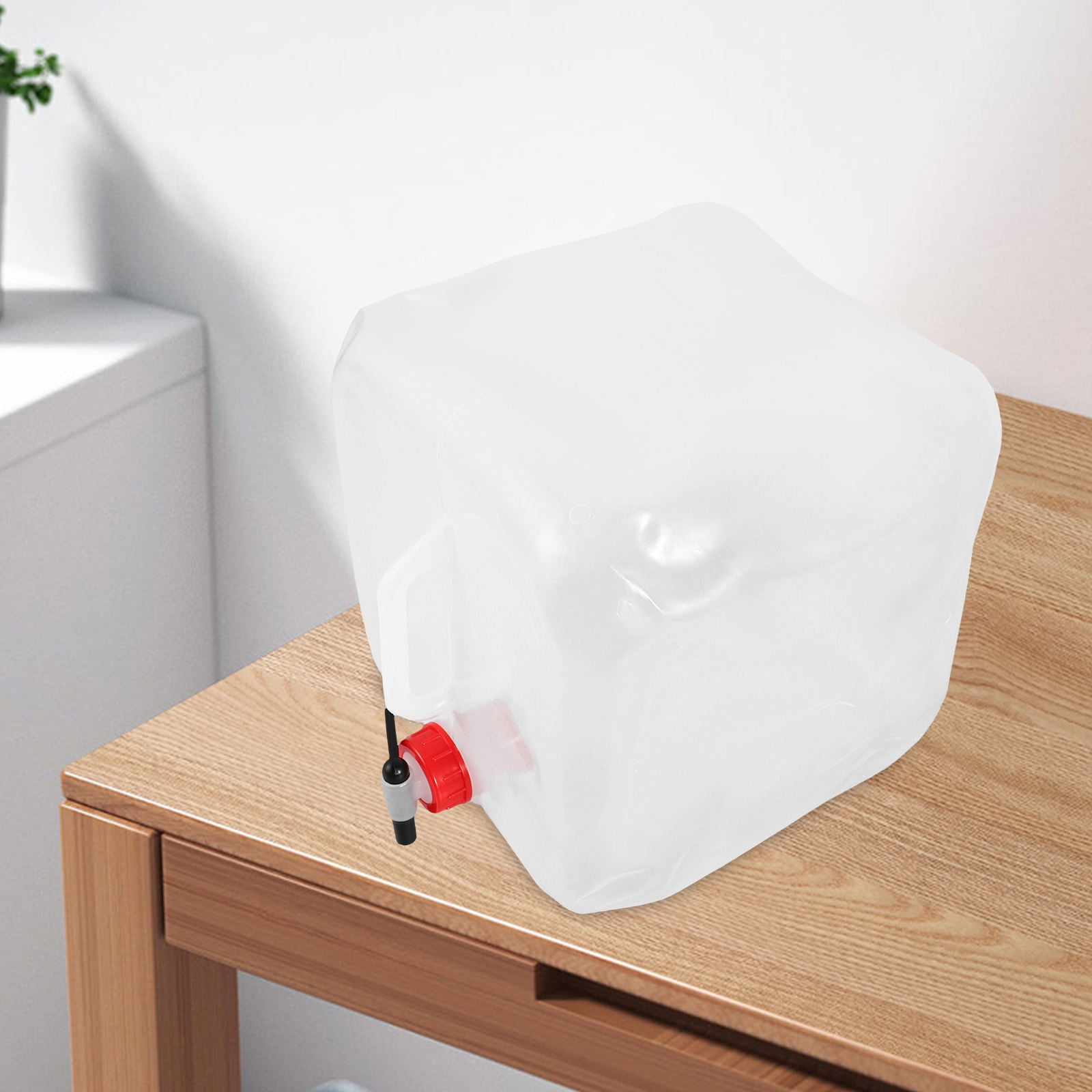 Hemoton Portable Collapsible Water Jug 10L Transparent Water Storage ...