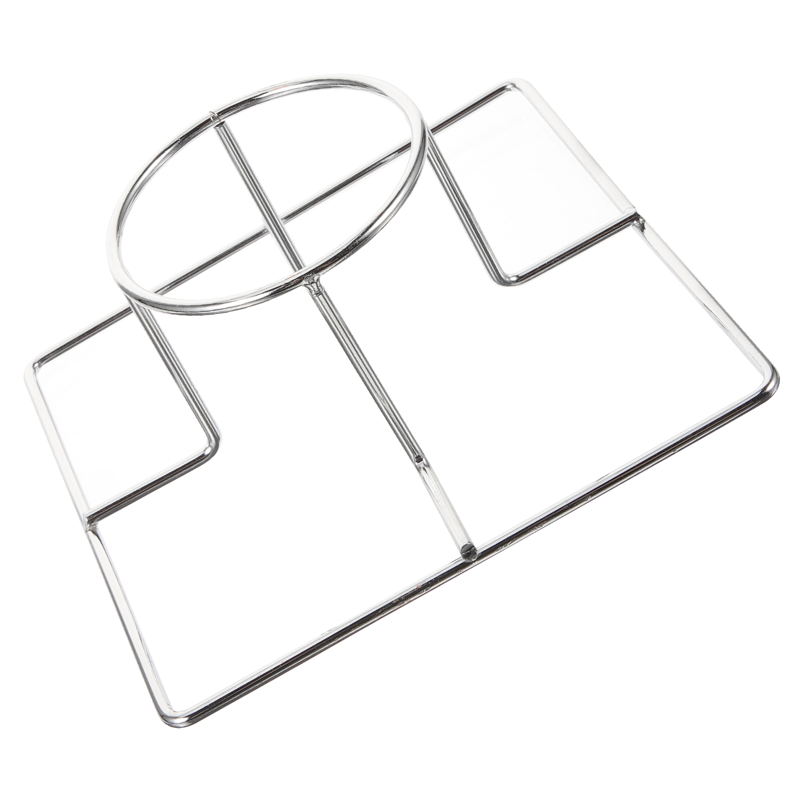 Hemoton Portable Grill Rack Chicken Roasting Stand Chicken Grill Rack ...