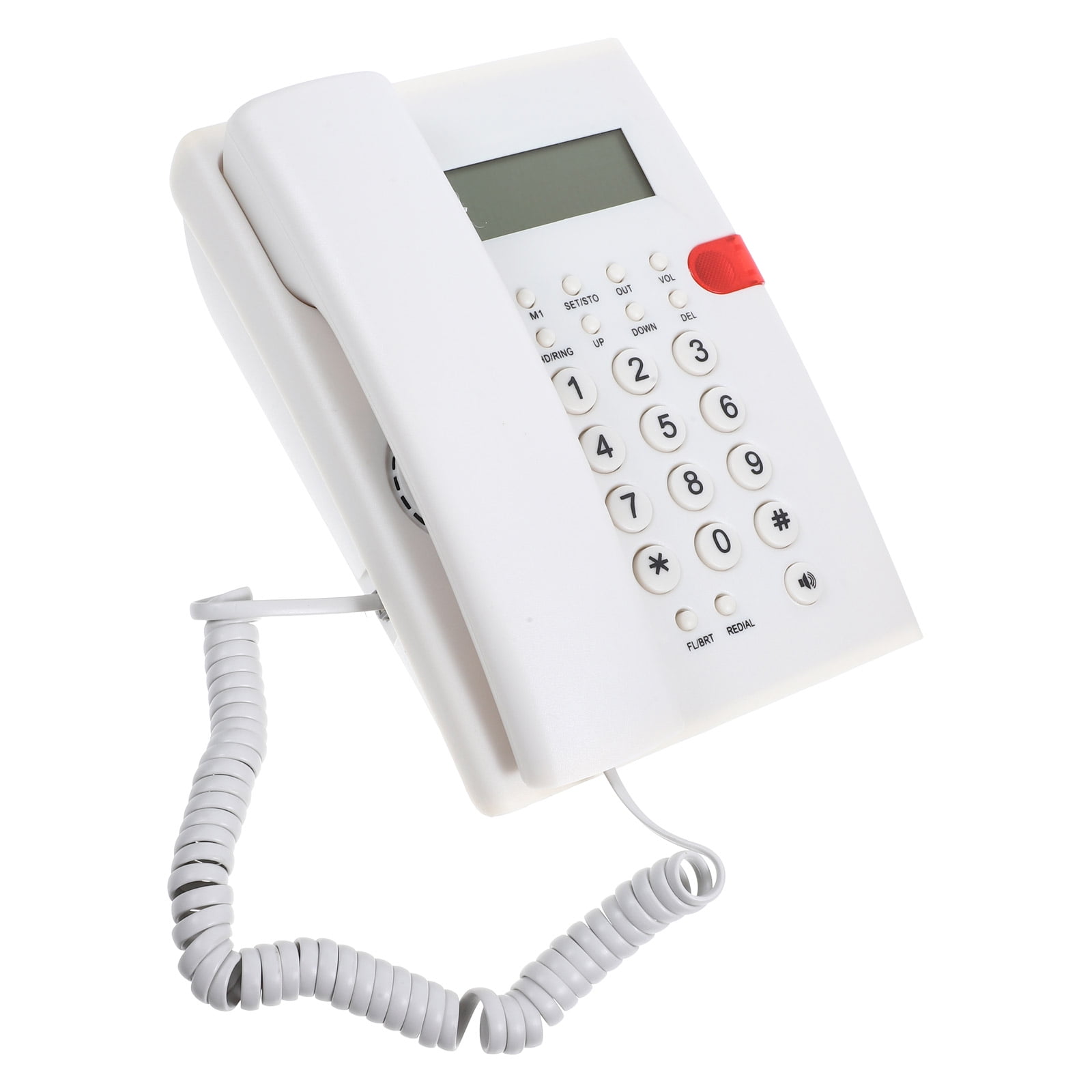Hemoton Portable Wall Telephones Landline Corded Mount Office - Walmart.com
