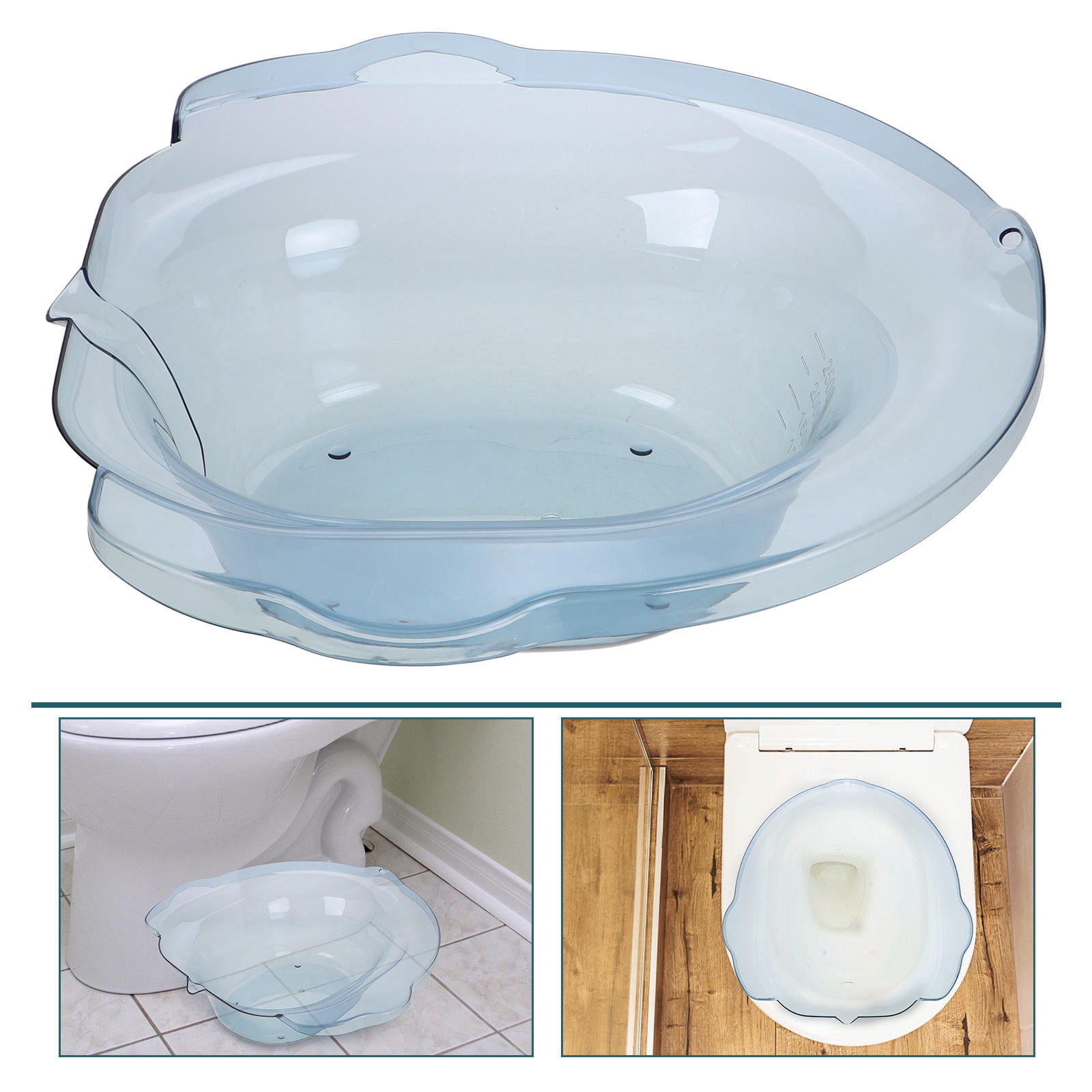 HEMOTON Blue PP Sitz Bath Basin for Adult Use Ideal for Postoperative ...