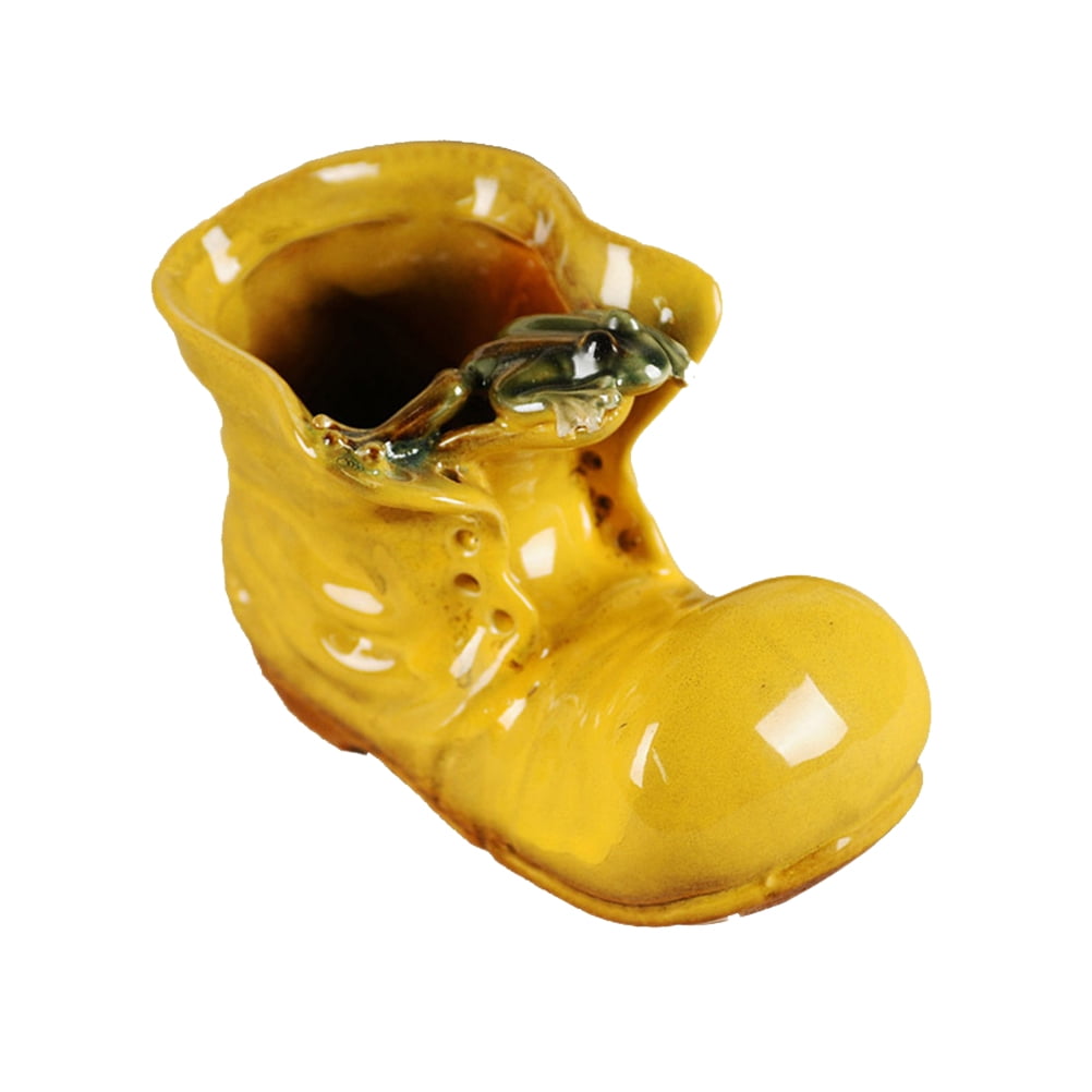 Hemoton Pot Boot Plantervase Flower Pots Succulent Modern Boots Western ...