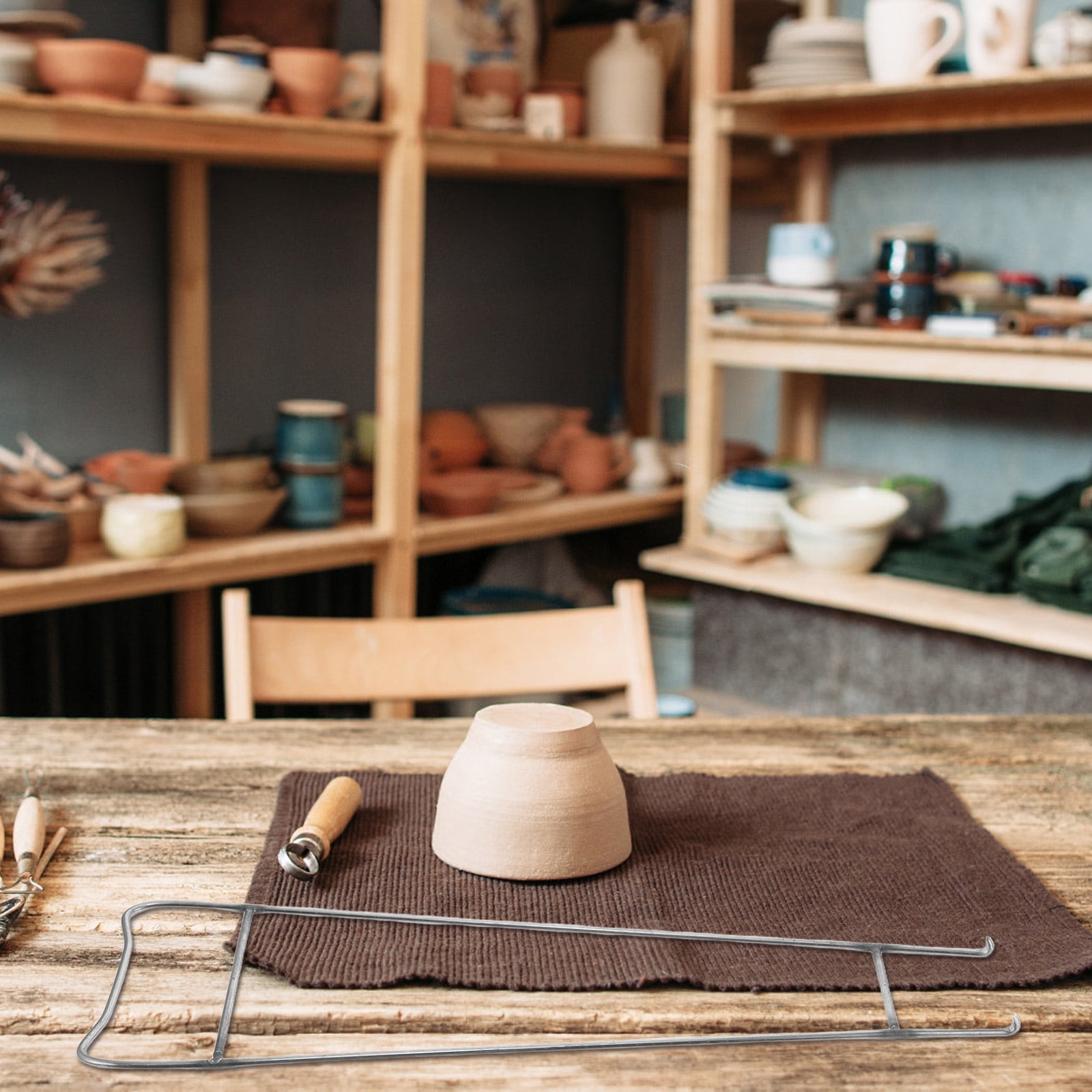 Hemoton Pottery Clay Glaze Clamps Pottery Sculpting Tool Set Stainless ...