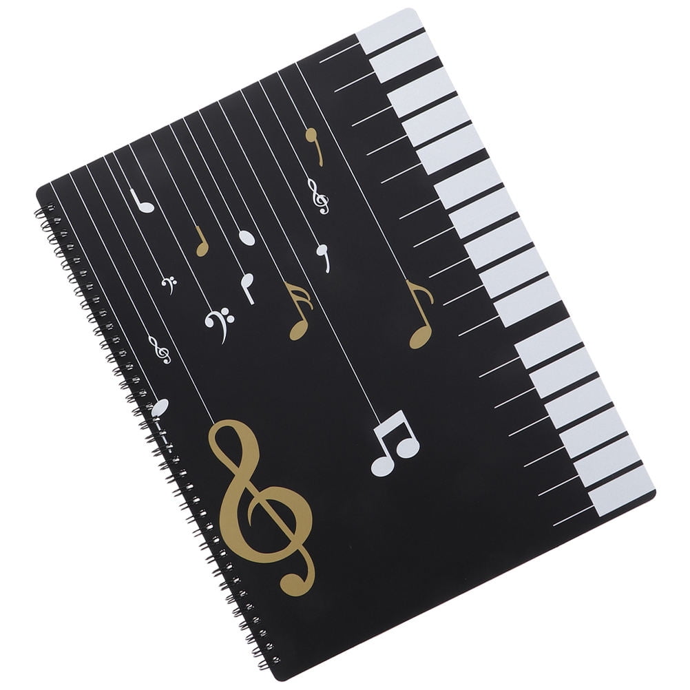 SOPOTUTU Black Music Sheet Folder Durable PP Material for Office and ...