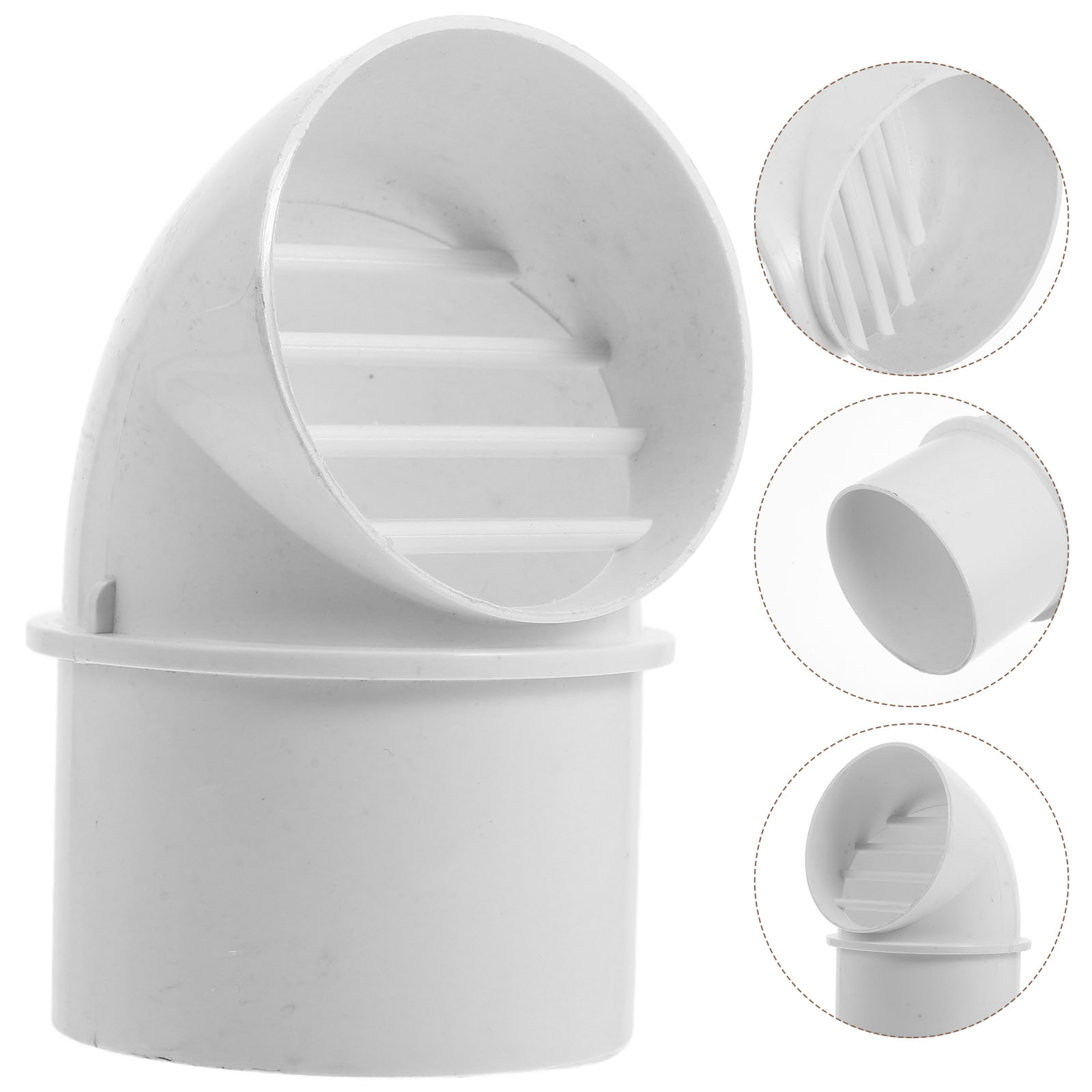 Hemoton Pvc Windproof Ventilation Cap For Kitchen Exhaust Vent Outdoor ...