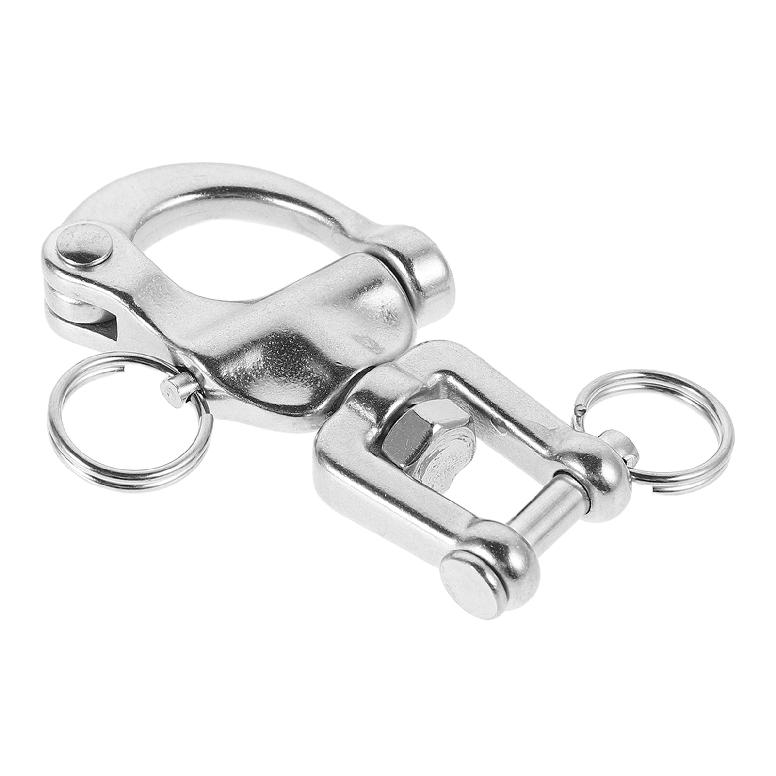 Hemoton Quick Release Snap Shackle Stainless Steel Boat Marine Swivel ...