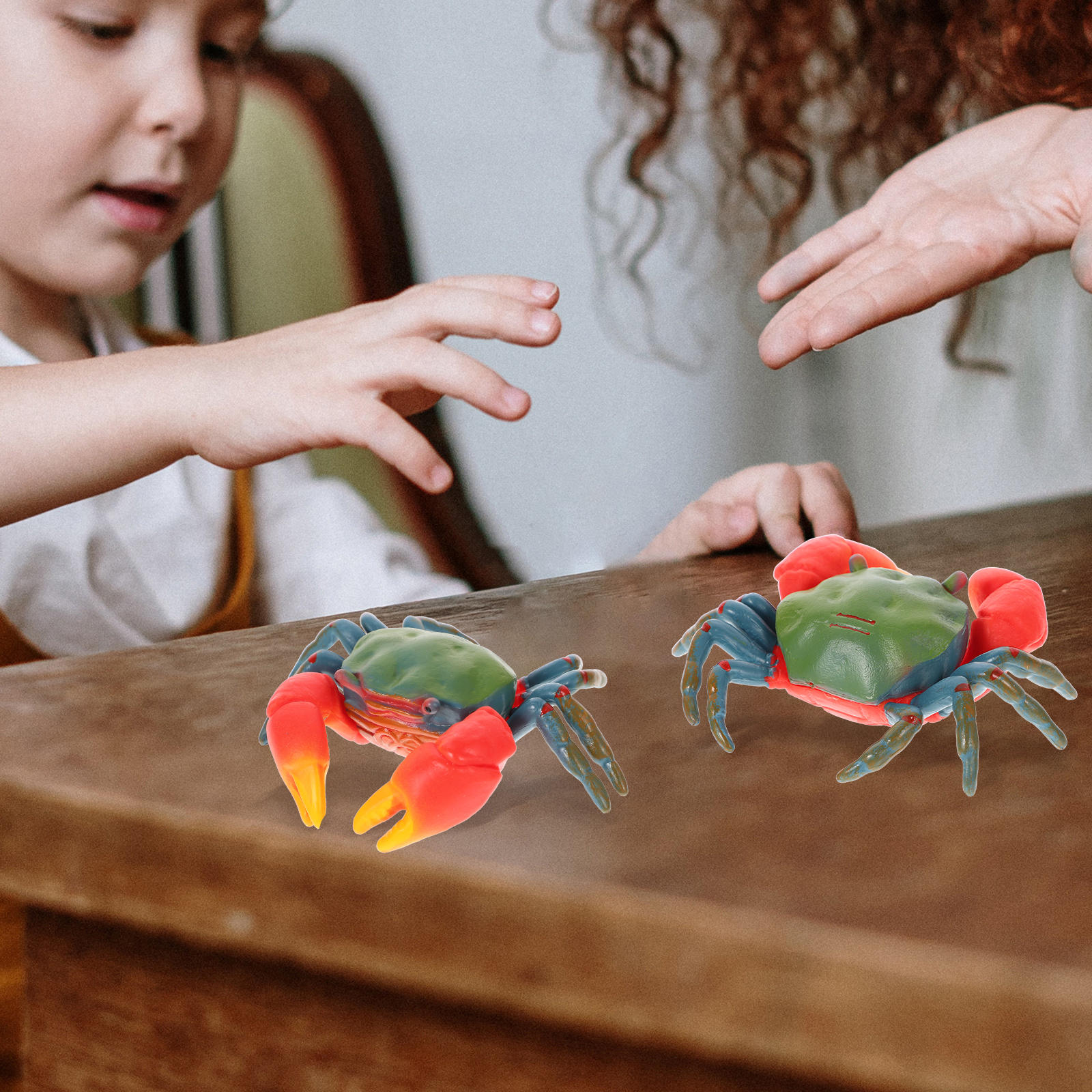 Hemoton Realistic Crab Marine Animal Model Toy Simulated Sea Life ...