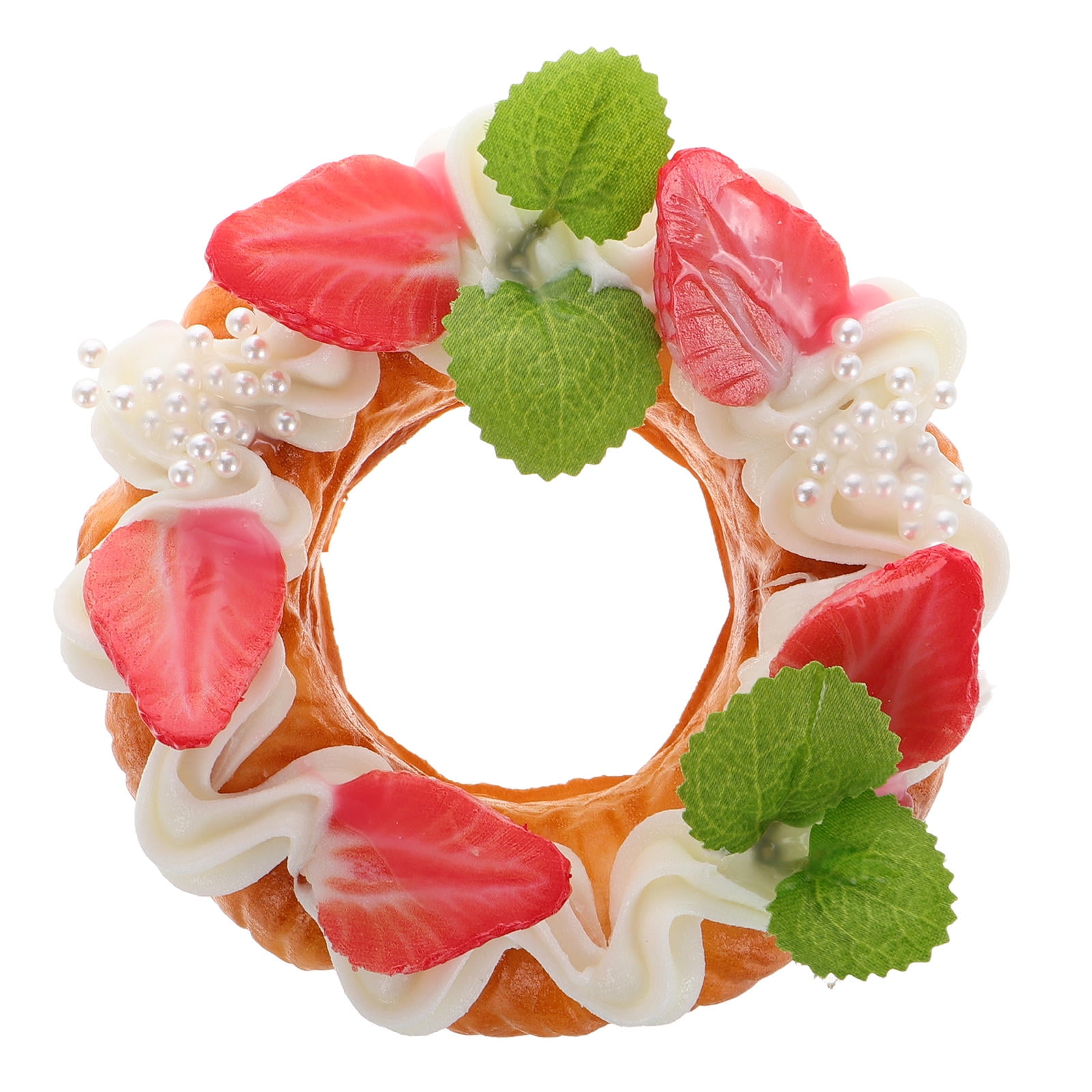 Hemoton Realistic Donut Artificial Donut Fake Dessert Model Photography ...