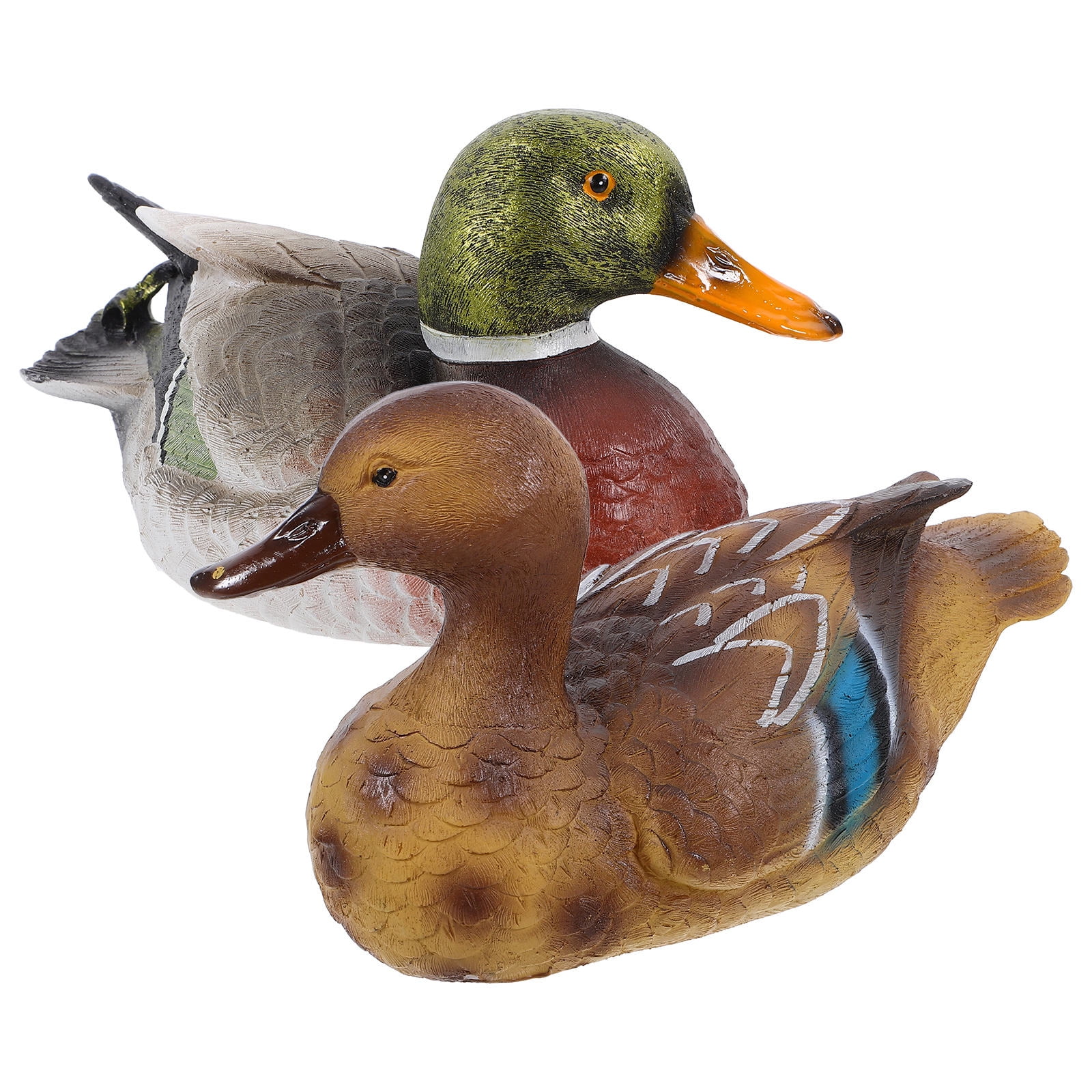 Hemoton Realistic Floating Duck Statue, 2pcs Cute Garden Duck Fish Tank ...