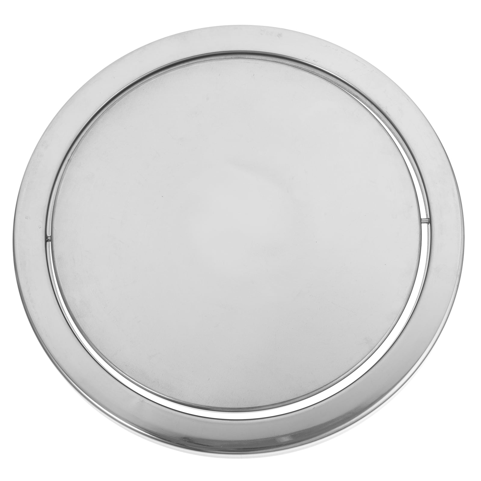 Hemoton Recessed Countertop Trash Lid Stainless Steel Swing Lid Round ...