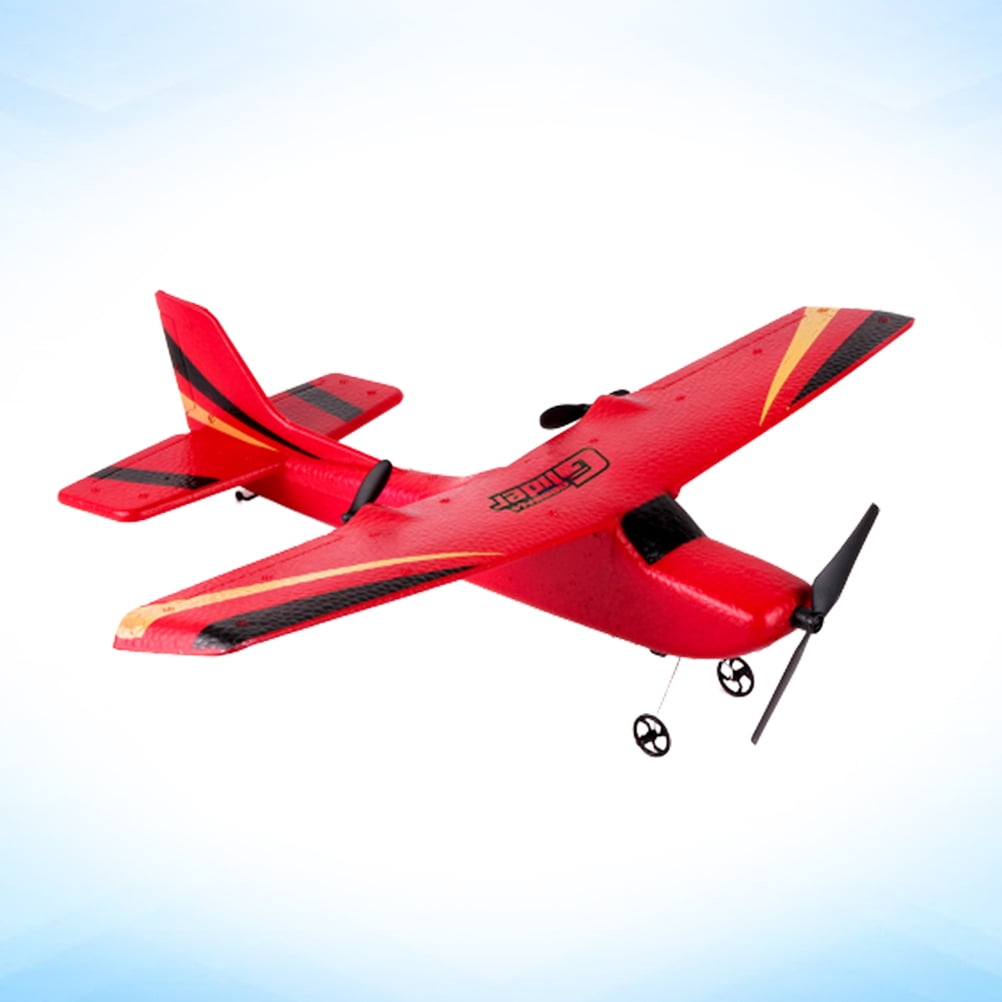 Hemoton Red Glider Airplane Made of EVA Foam for Kids Playing 6 Axis ...