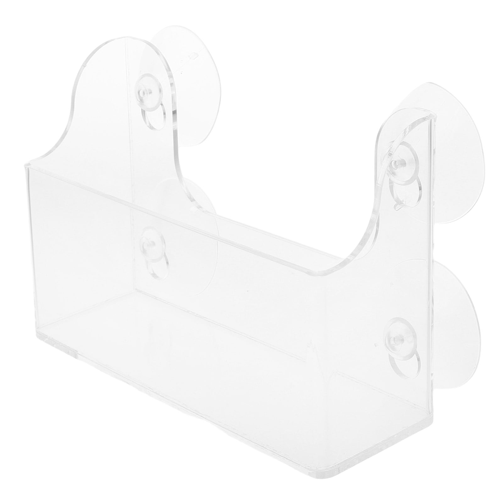 HEMOTON Transparent Acrylic Suction Cup Shelf for Home Multifunctional ...