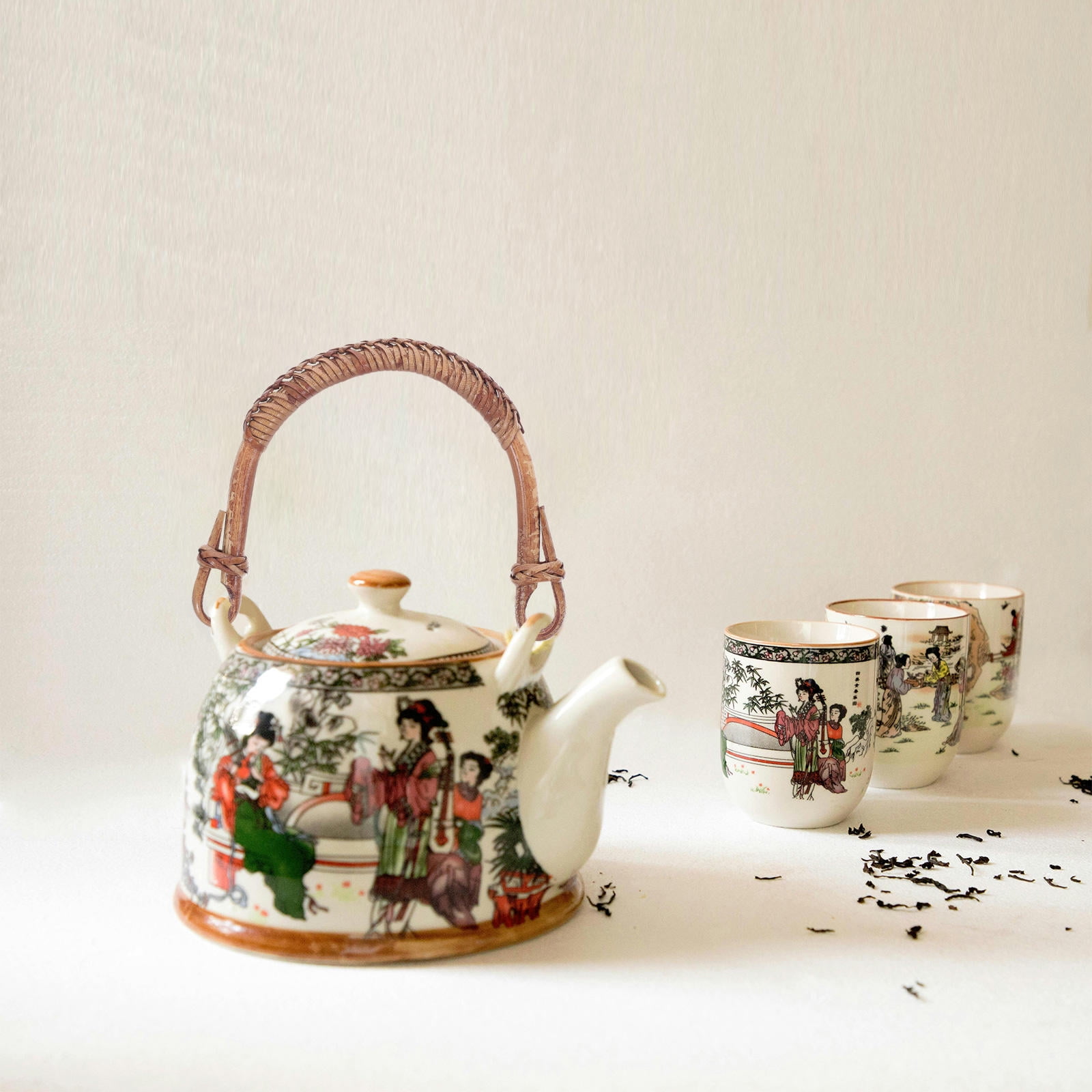 Hemoton Replaceable Teapot Handle for Ceramic Teapot AntiScald Bamboo ...