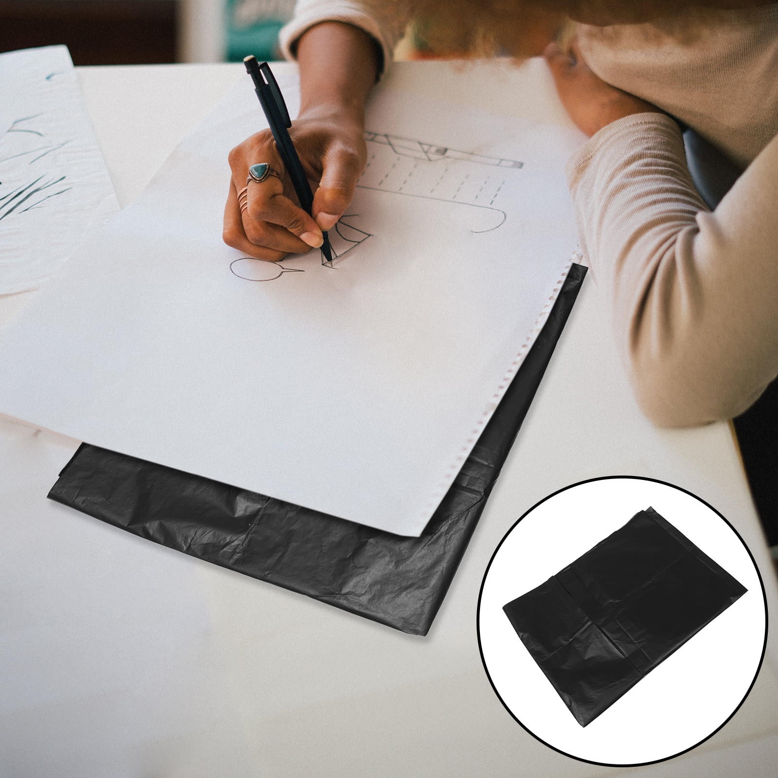 Hemoton Replacement Carbon Transfer Paper For Tracing Single-Sided Copy ...