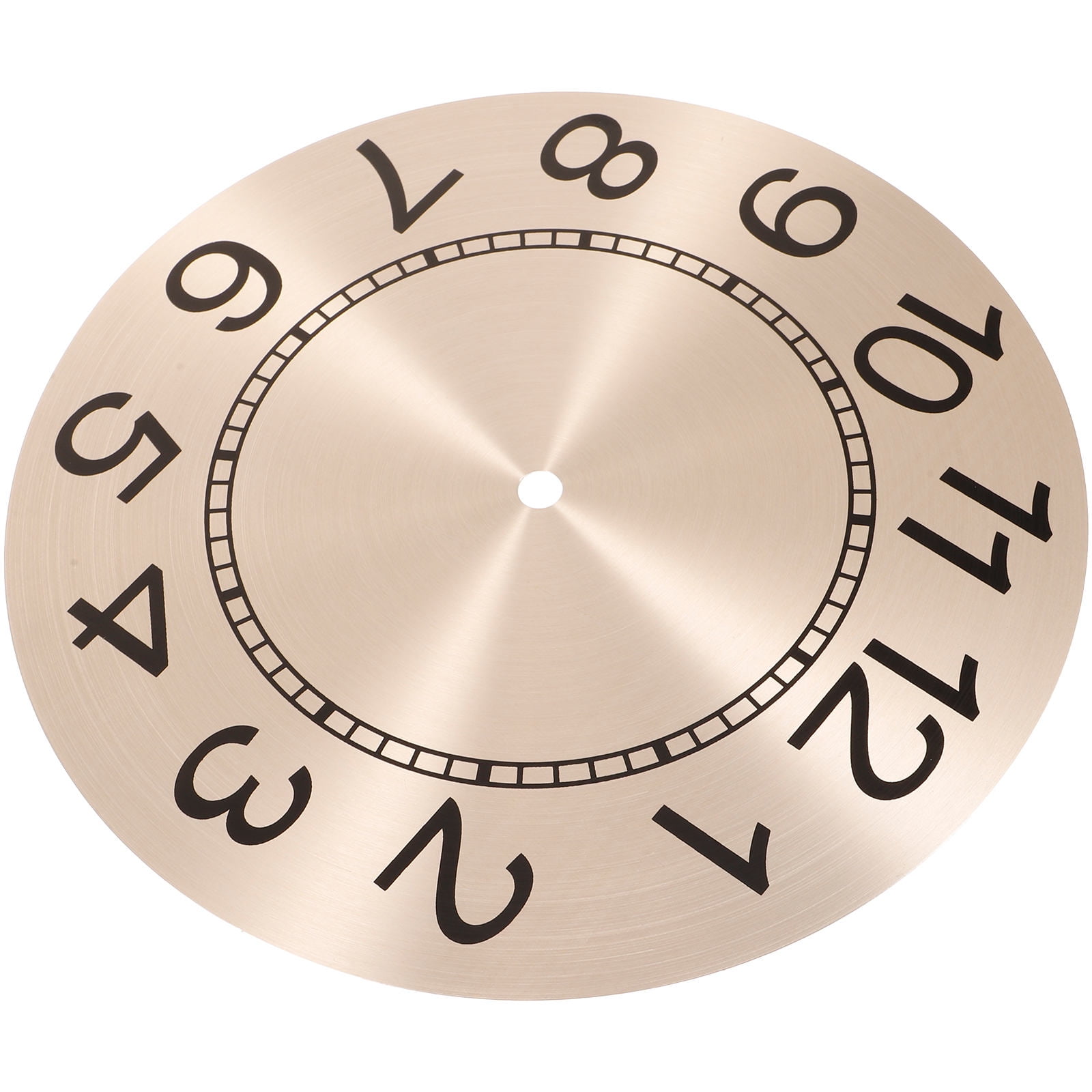 Hemoton Replacement Wall Clock Dial Round Clock Dial Panel DIY Digital ...