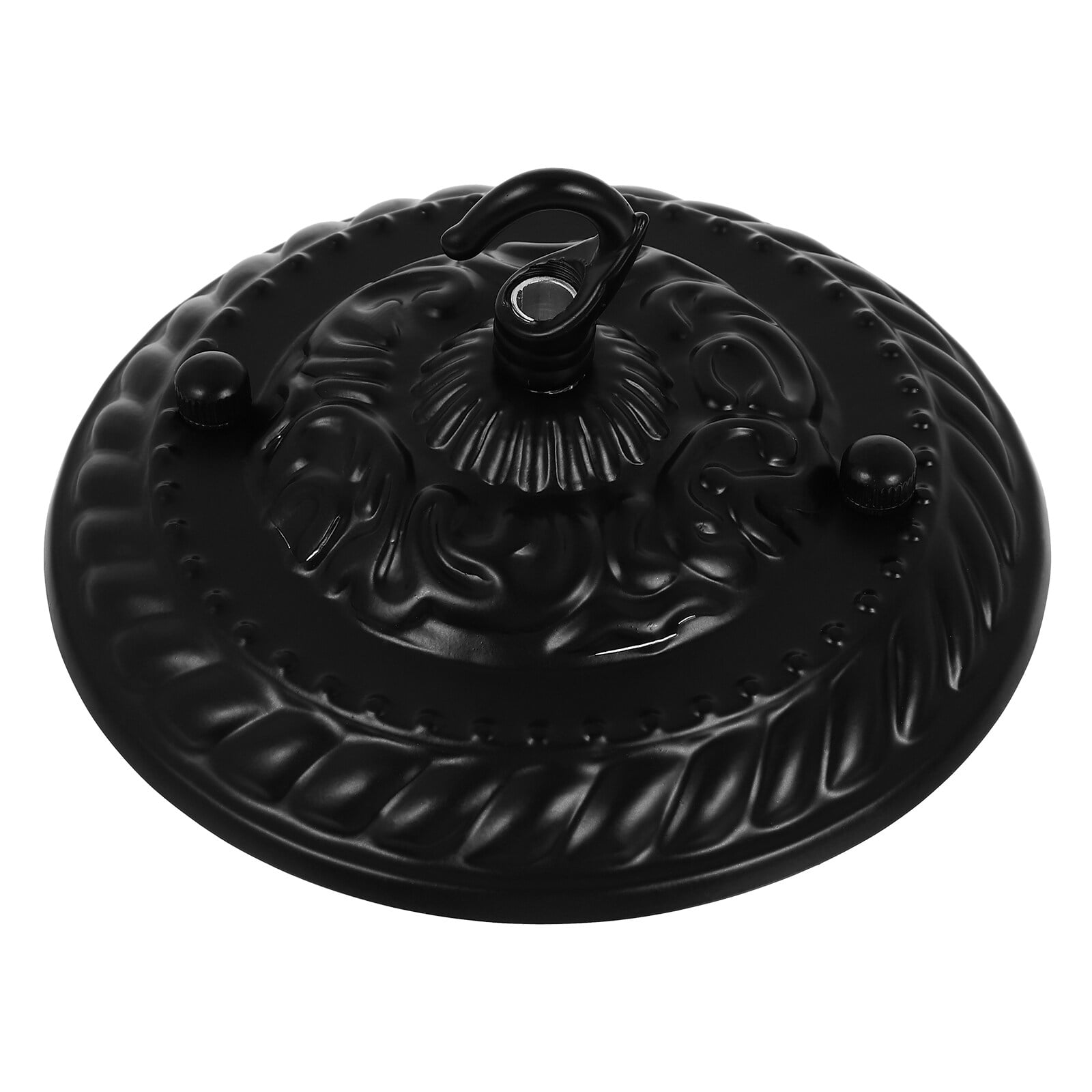 Hytrove Retro Ceiling Light Canopy Black Steel 1Set 5.1X5.1X2.5In ...