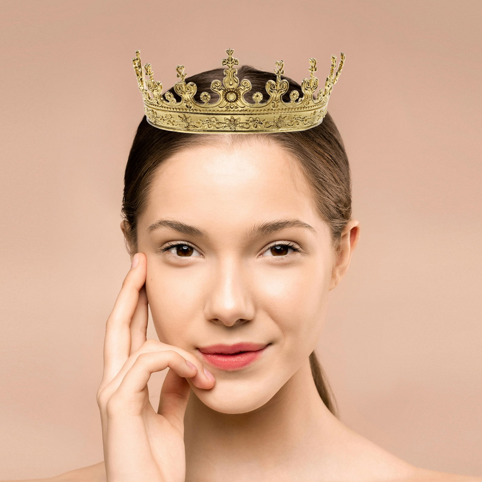 Hemoton Retro King Crown For Men Gold Prince Headdress Performances ...