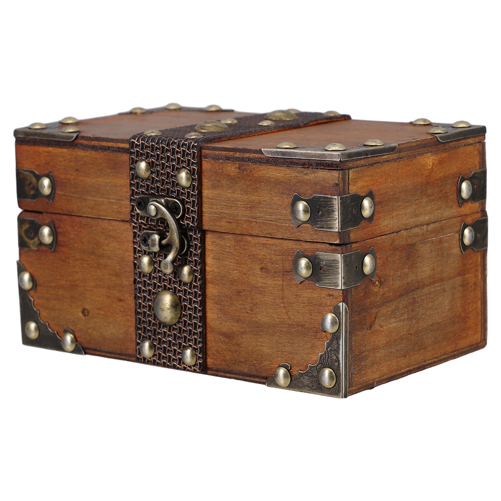 Hemoton Retro Wooden Storage Box For Jewelry And Keepsakes For Wedding ...