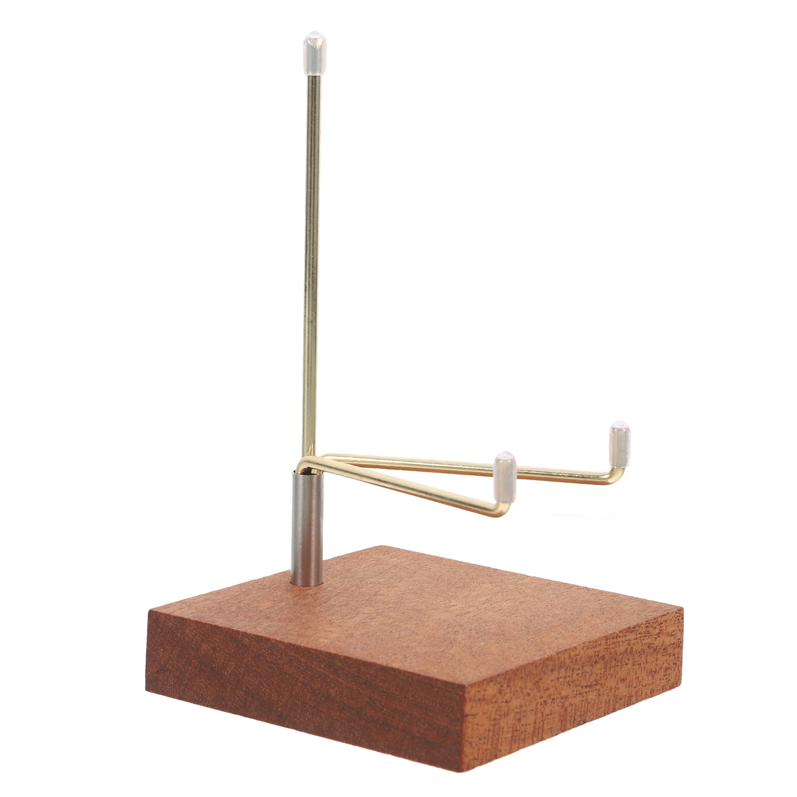 Hemoton Rock Display Holder Mineral Display Base Wooden Rock Display ...