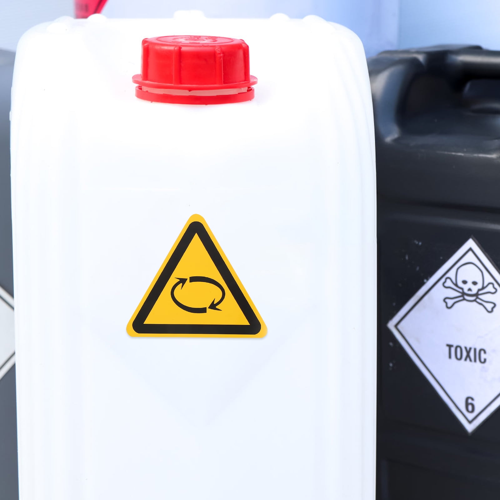 Hemoton Safety Reminder Warning Stickers for Rotating Machinery, 6pcs ...