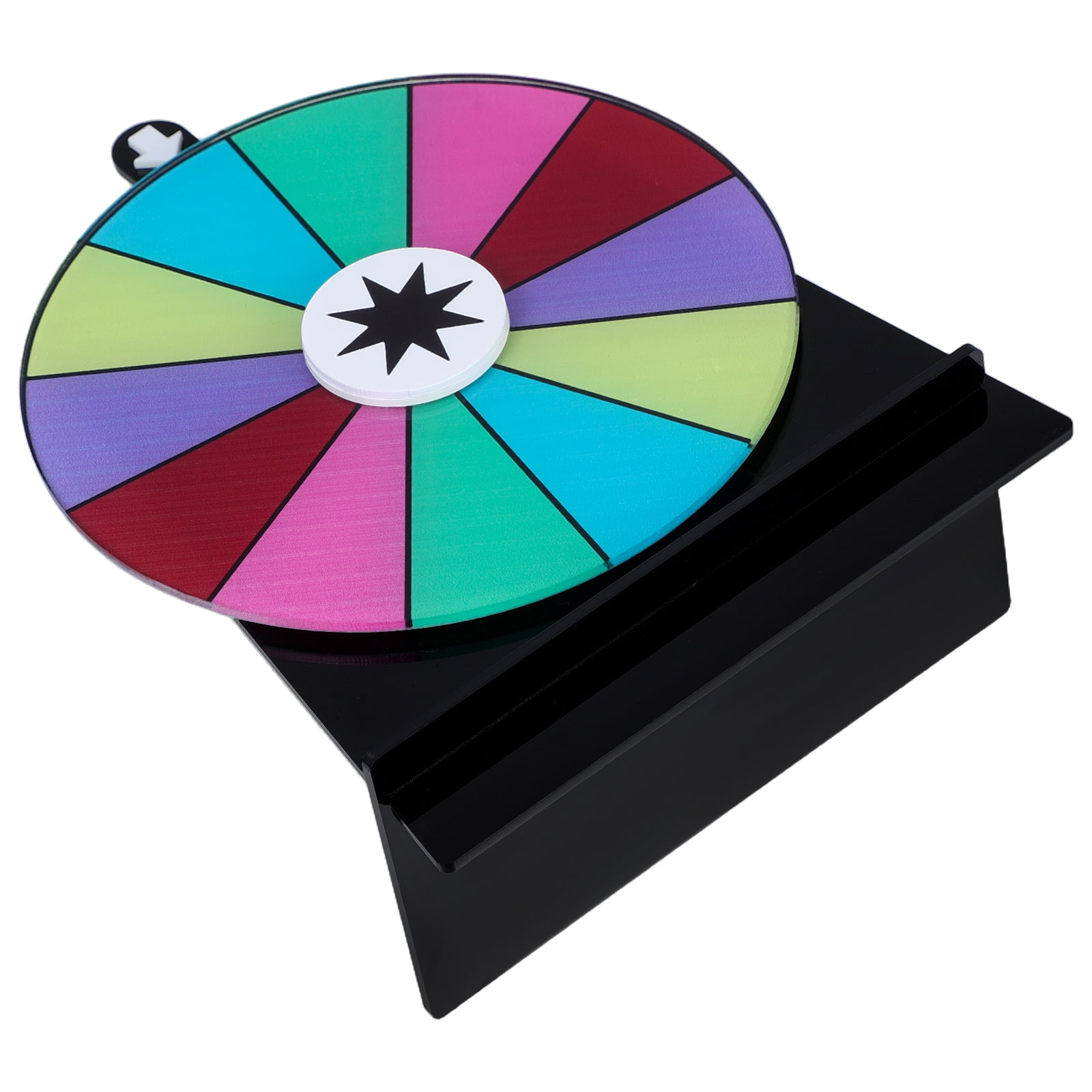 Hemoton Roulette Wheel Party Game Prize Turntable Dry Erase Acrylic ...