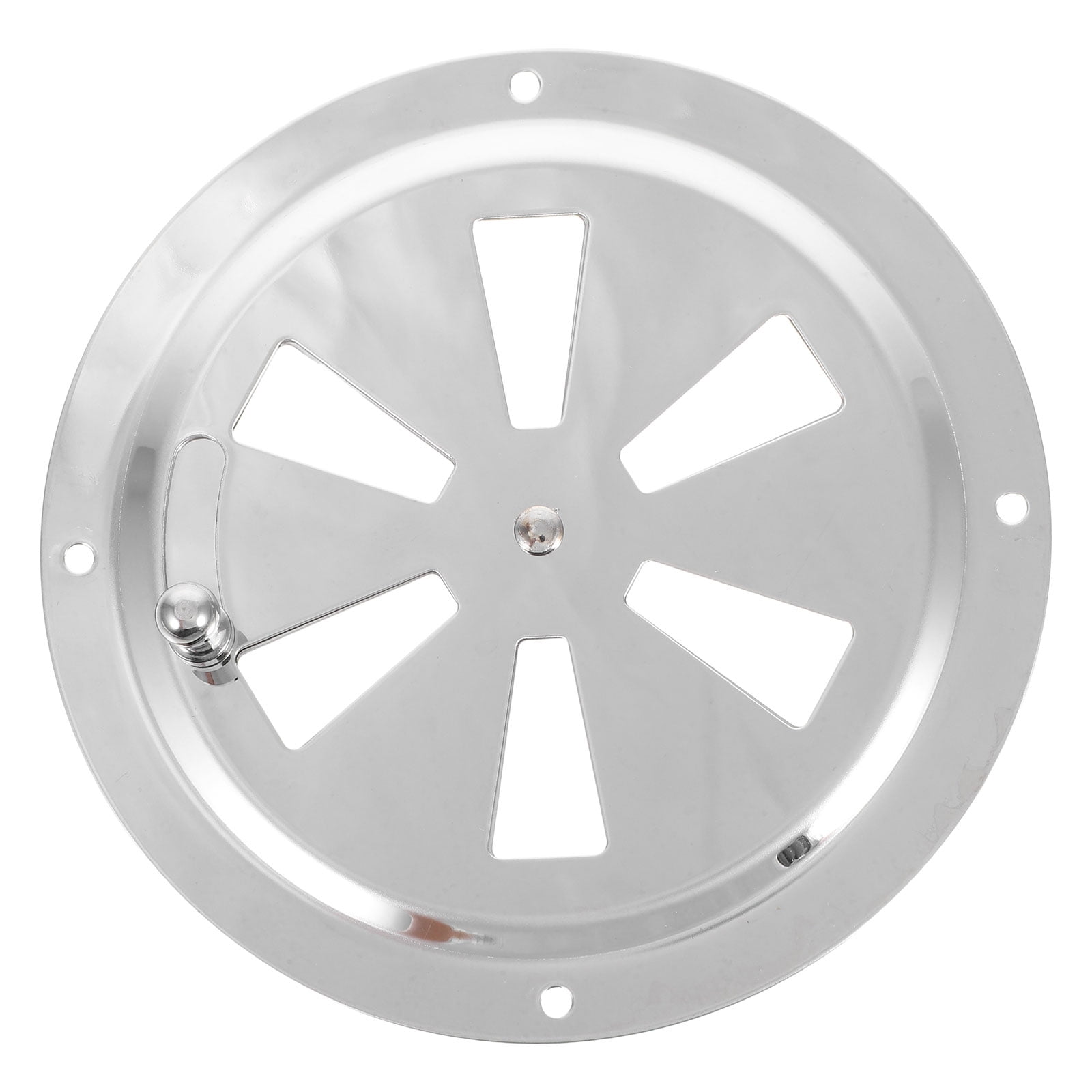 Hemoton Round Cabin Ventilation Plate Stainless Steel Louver Vent Cover ...