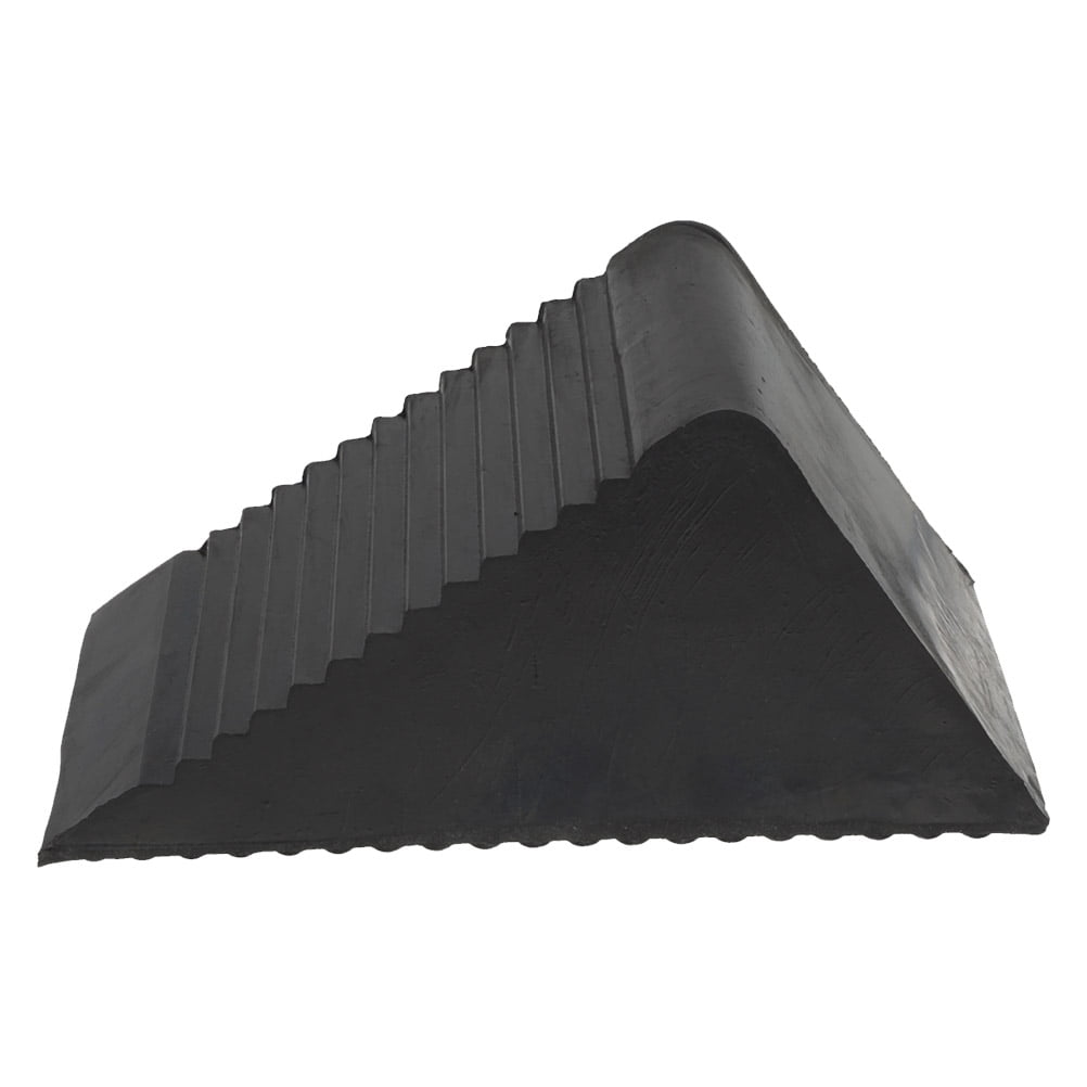 Hemoton Rubber Wheel Chock For Cars And Trucks Rubber Wheel Chock Tire ...