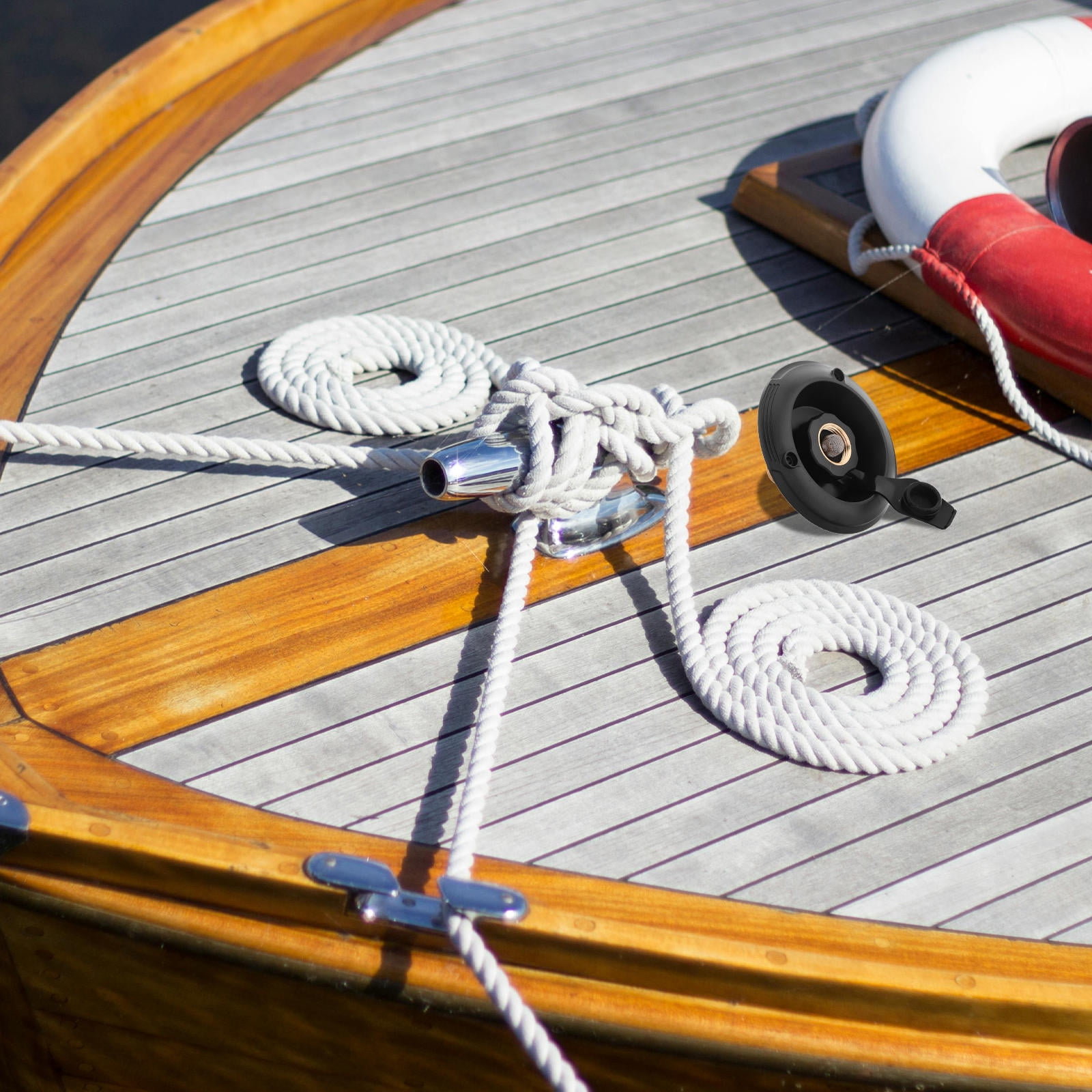 Hemoton Rv Water Inlet Connection Brass Flange With Check Valve And ...