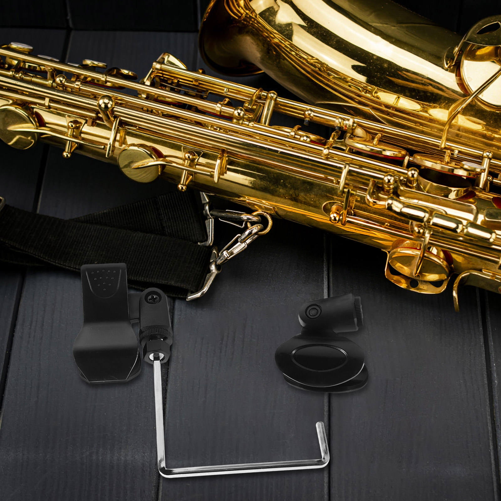 Hemoton Saxophone Mic Clip For Clear Audio Quality Adjustable ...