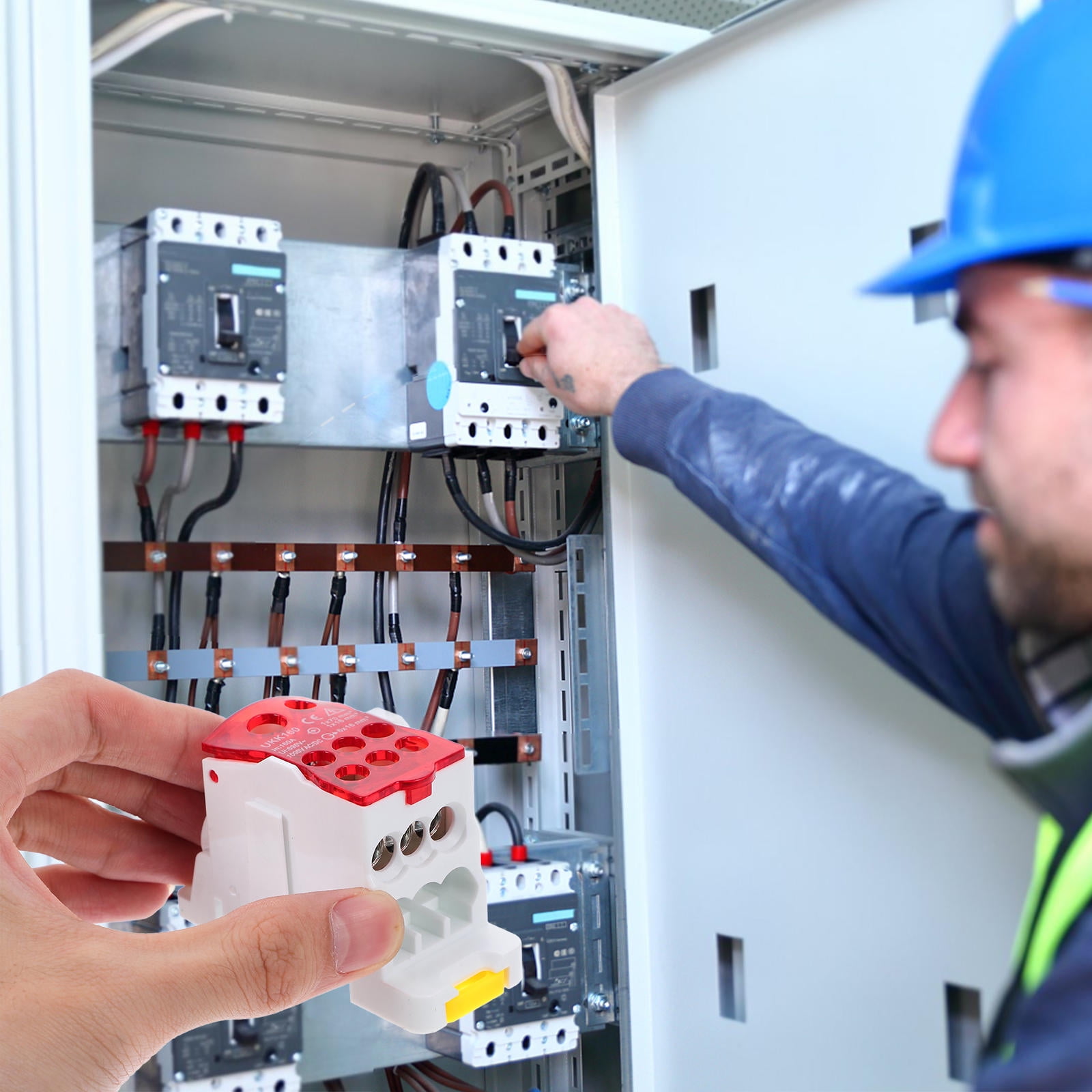 Hemoton Screw Terminal Strip Blocks Cabinet Wire Splitter Connector ...