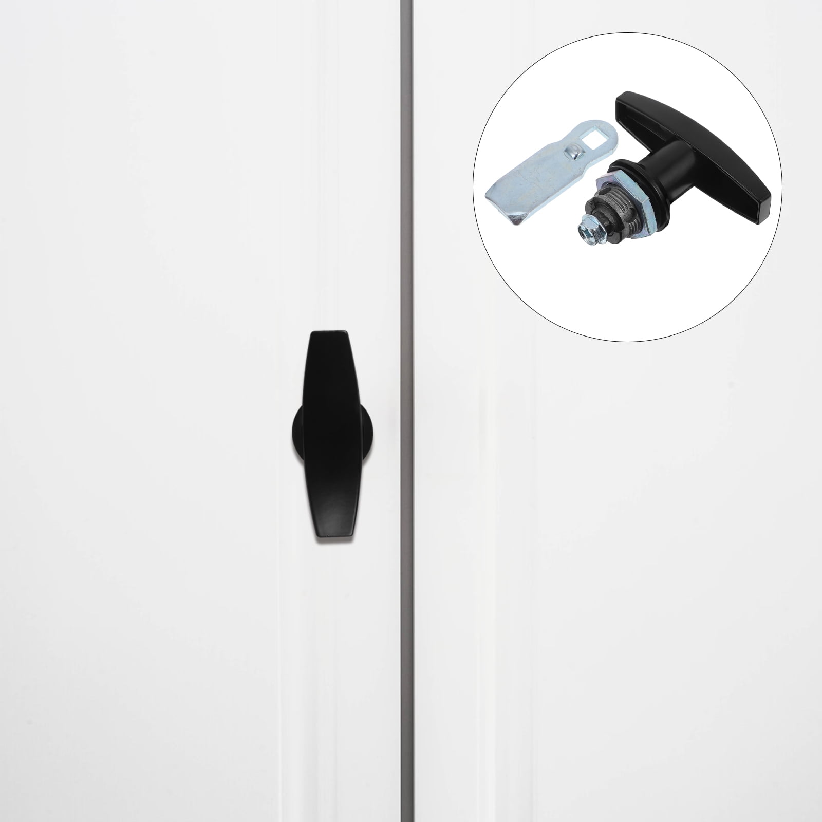 Hemoton Secure Keyless T Shaped Handle Lock for Cabinet Furniture ...