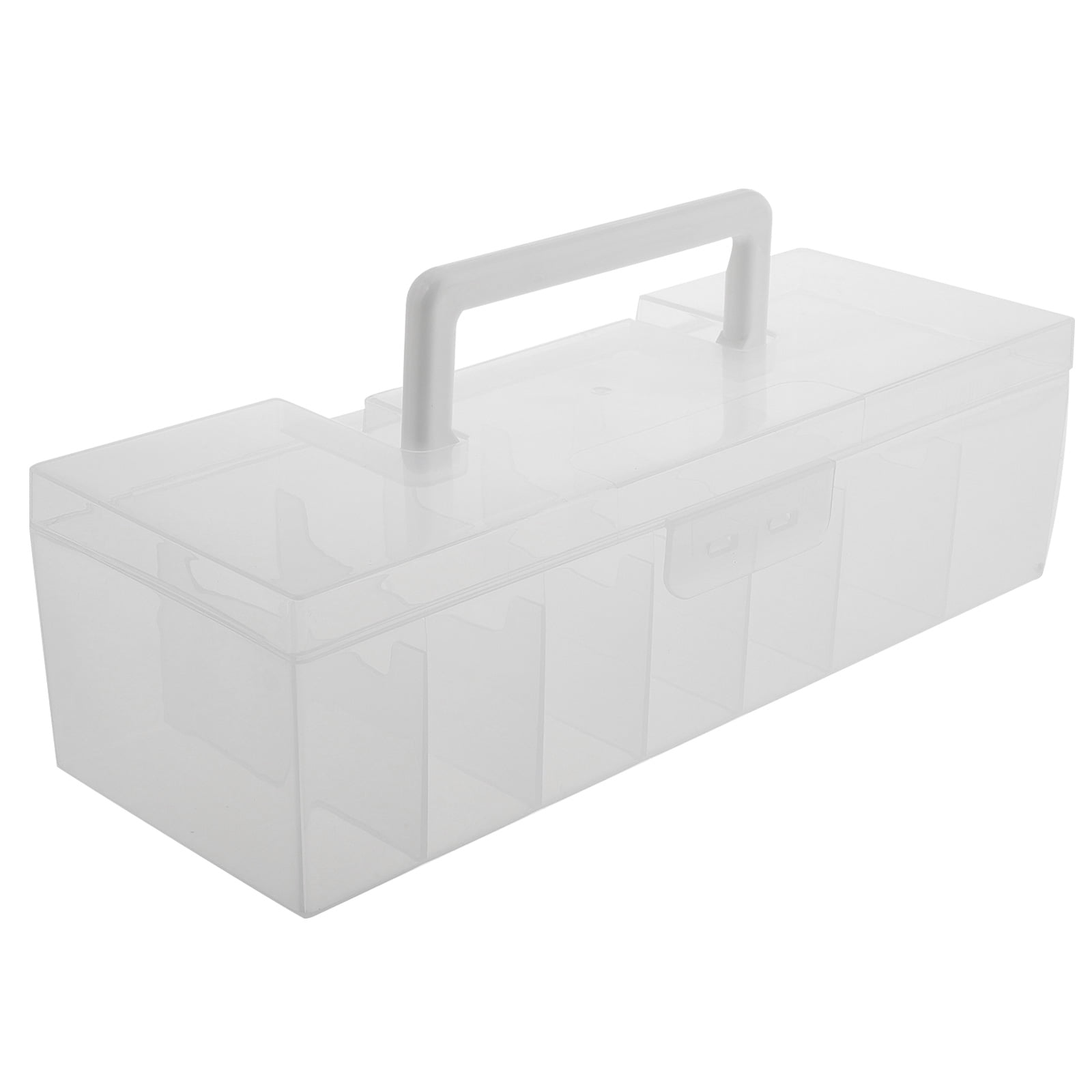Hemoton Seed Packet Storage Box Clear Plastic Divided Seed Organizer ...