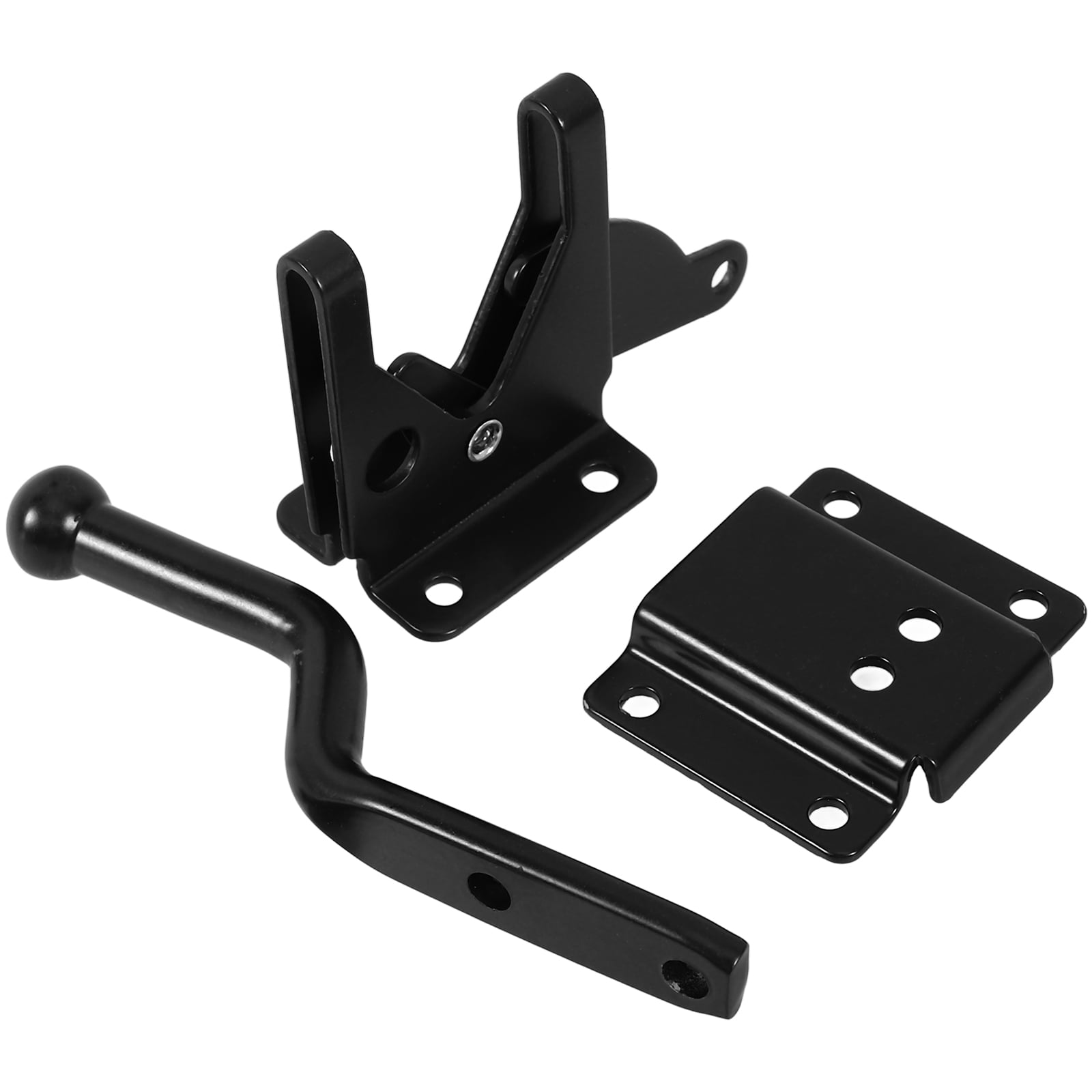 Hemoton Self-Locking Gate Latch Fence Heavy Duty Lever Door Latch with ...