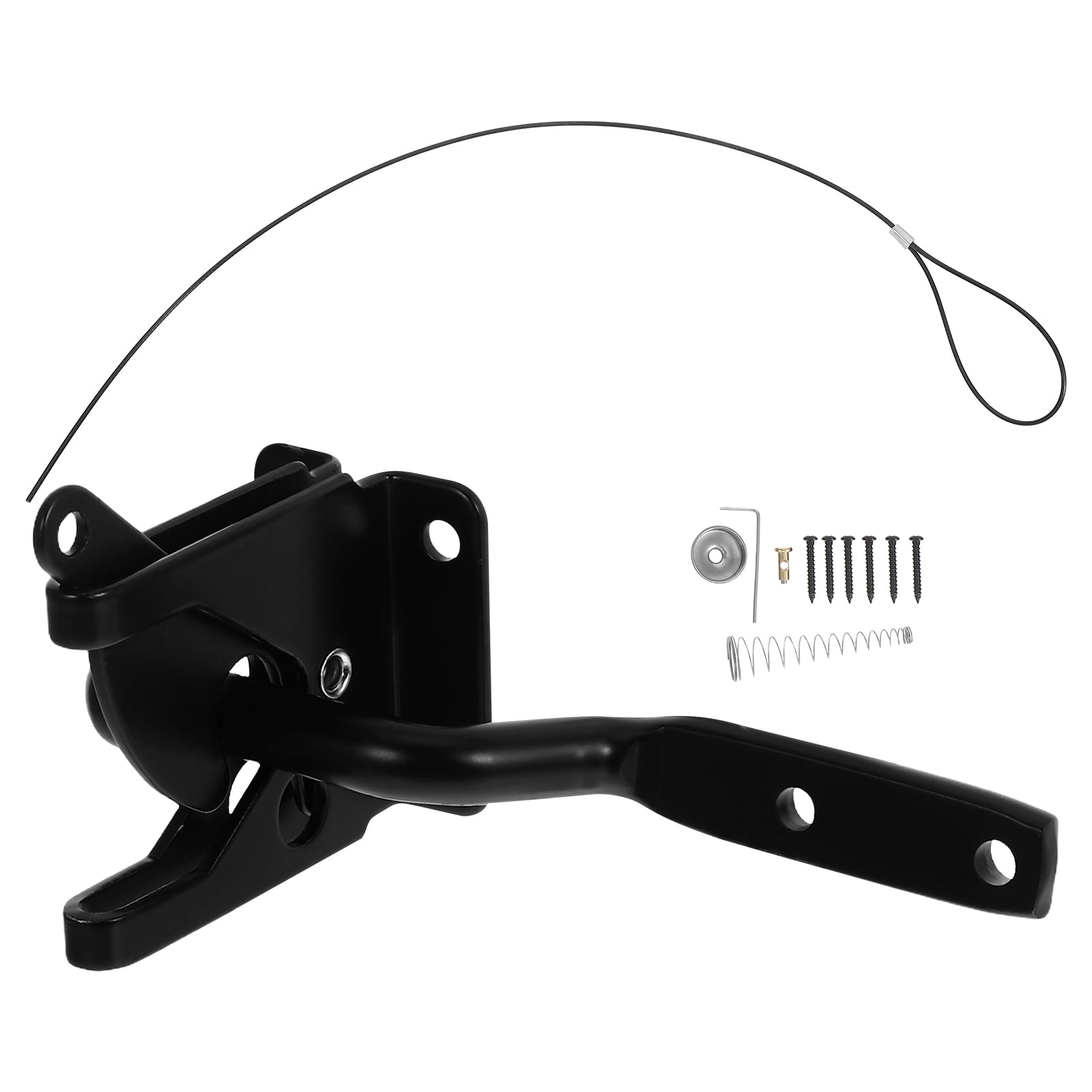 Hemoton Self Locking Gate Latch For Wooden Fences Gate Latch Spring ...
