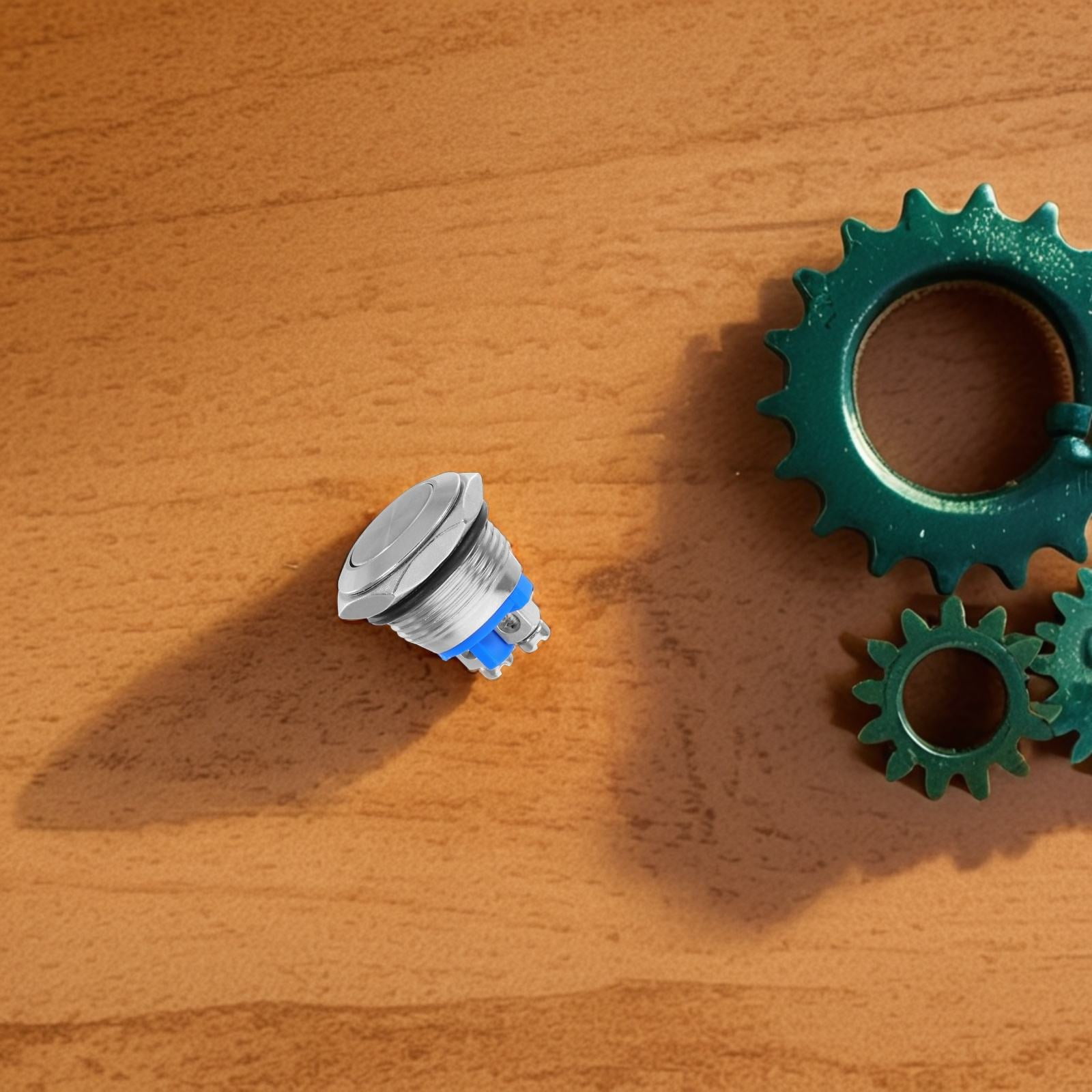 Hemoton Self Locking Push Button Switch for Automotive and Industrial Use Car Power Control and ...